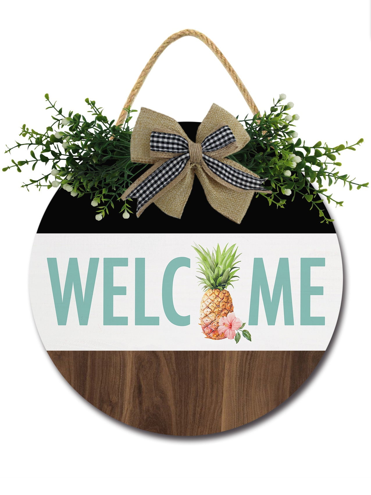 Welcome Sign for Front Door, Decor for Farmhouse Porch Decorations ...