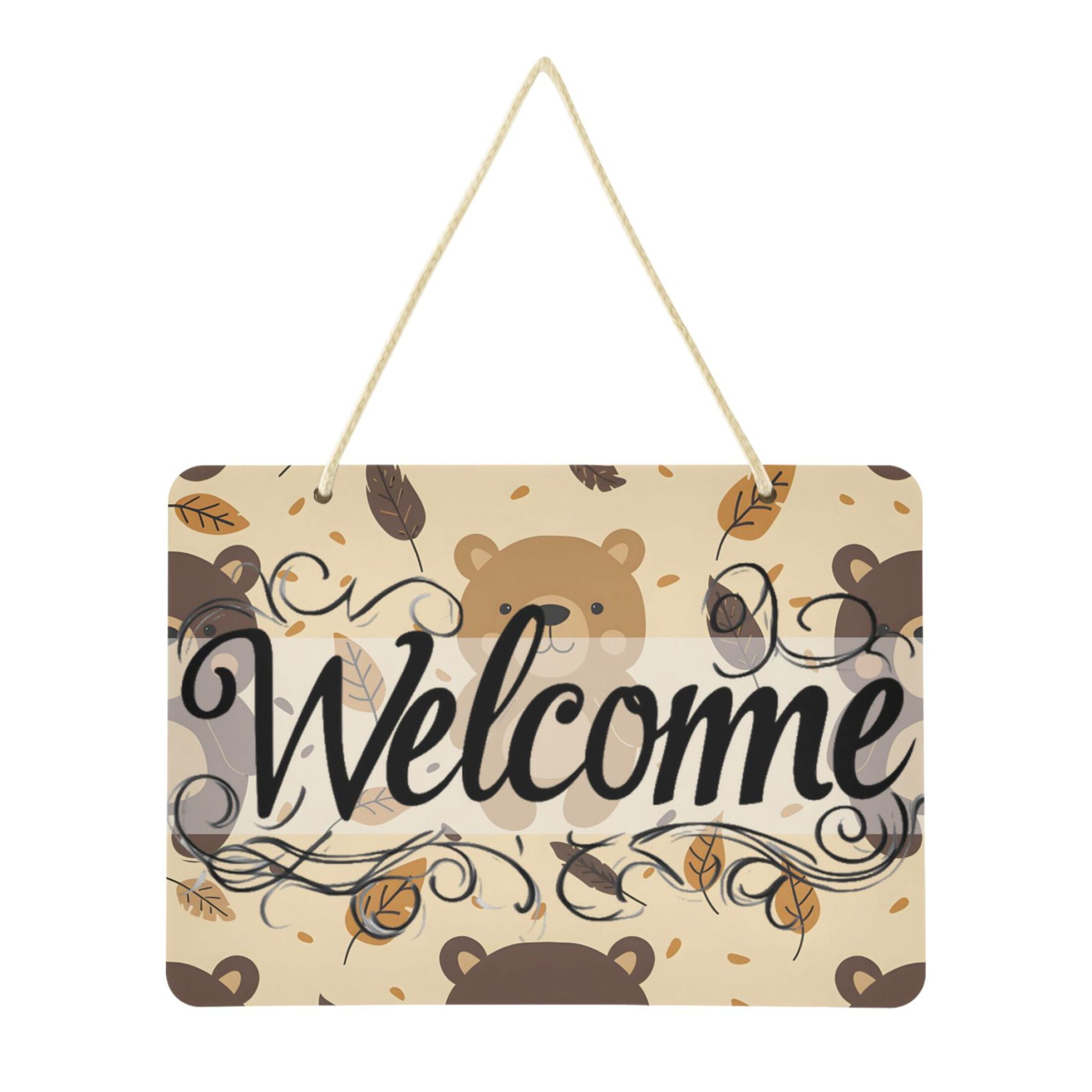 Welcome Sign for Front Door Farmhouse Wall Porch Fall Home Outside ...