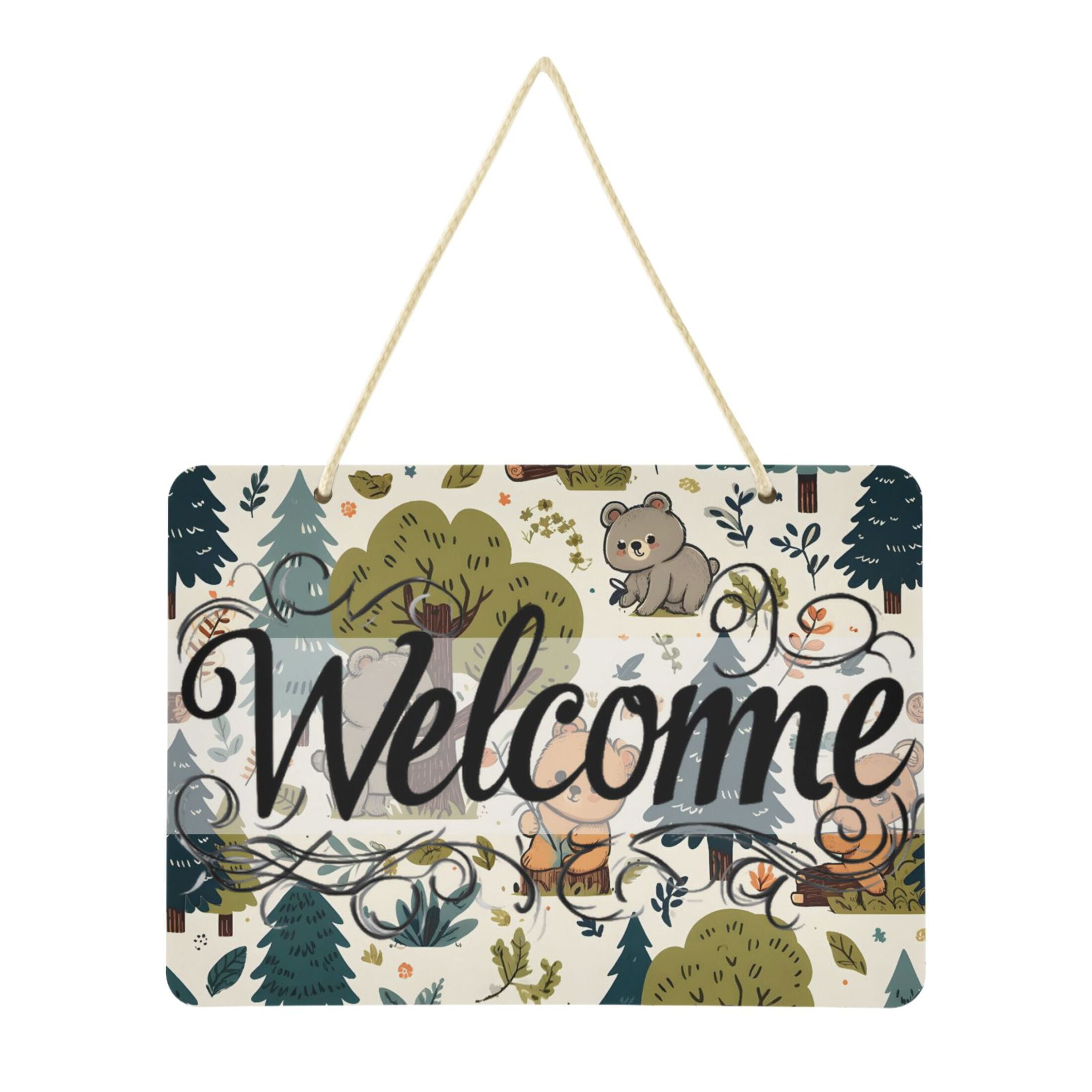 Welcome Sign for Front Door Farmhouse Wall Porch Fall Home Outside ...
