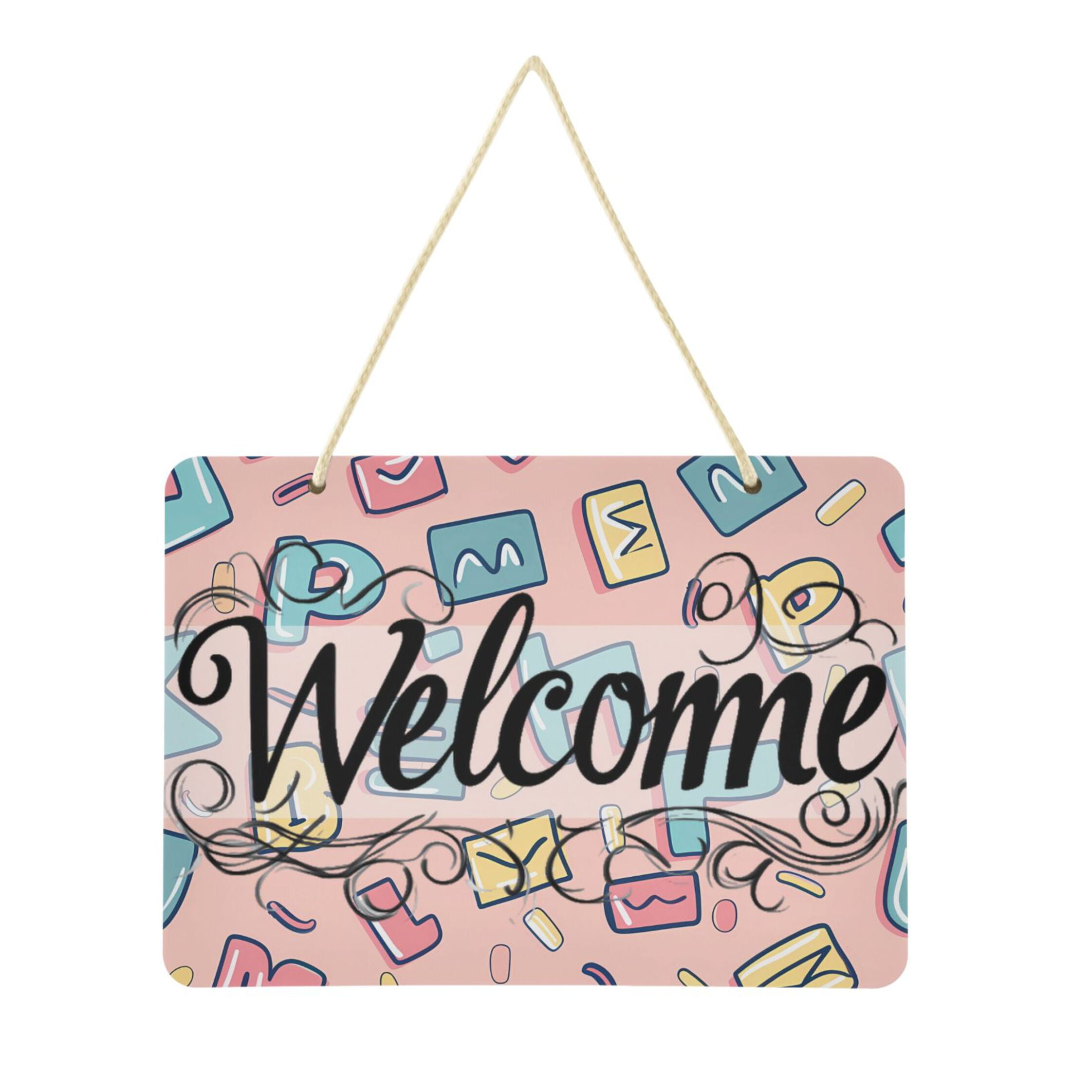 Welcome Sign for Front Door Farmhouse Wall Porch Fall Home Outside ...