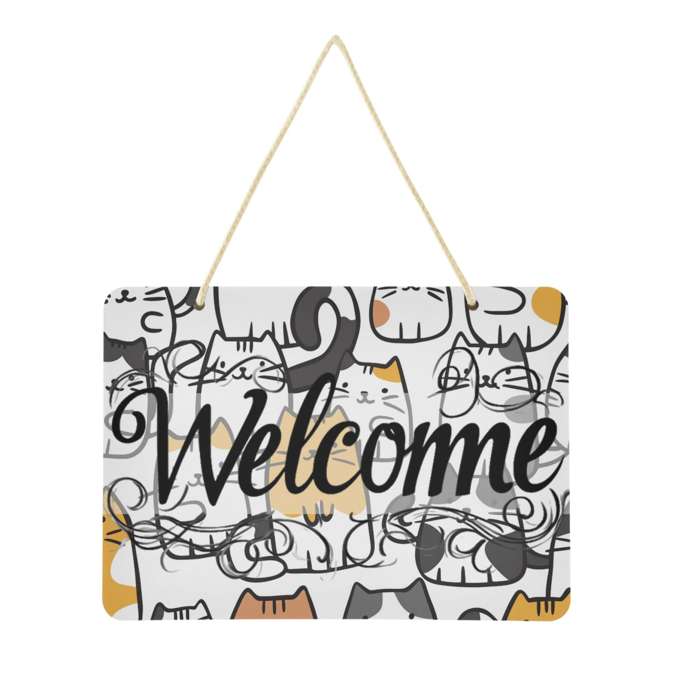 Welcome Sign for Front Door Farmhouse Wall Porch Fall Home Outside ...