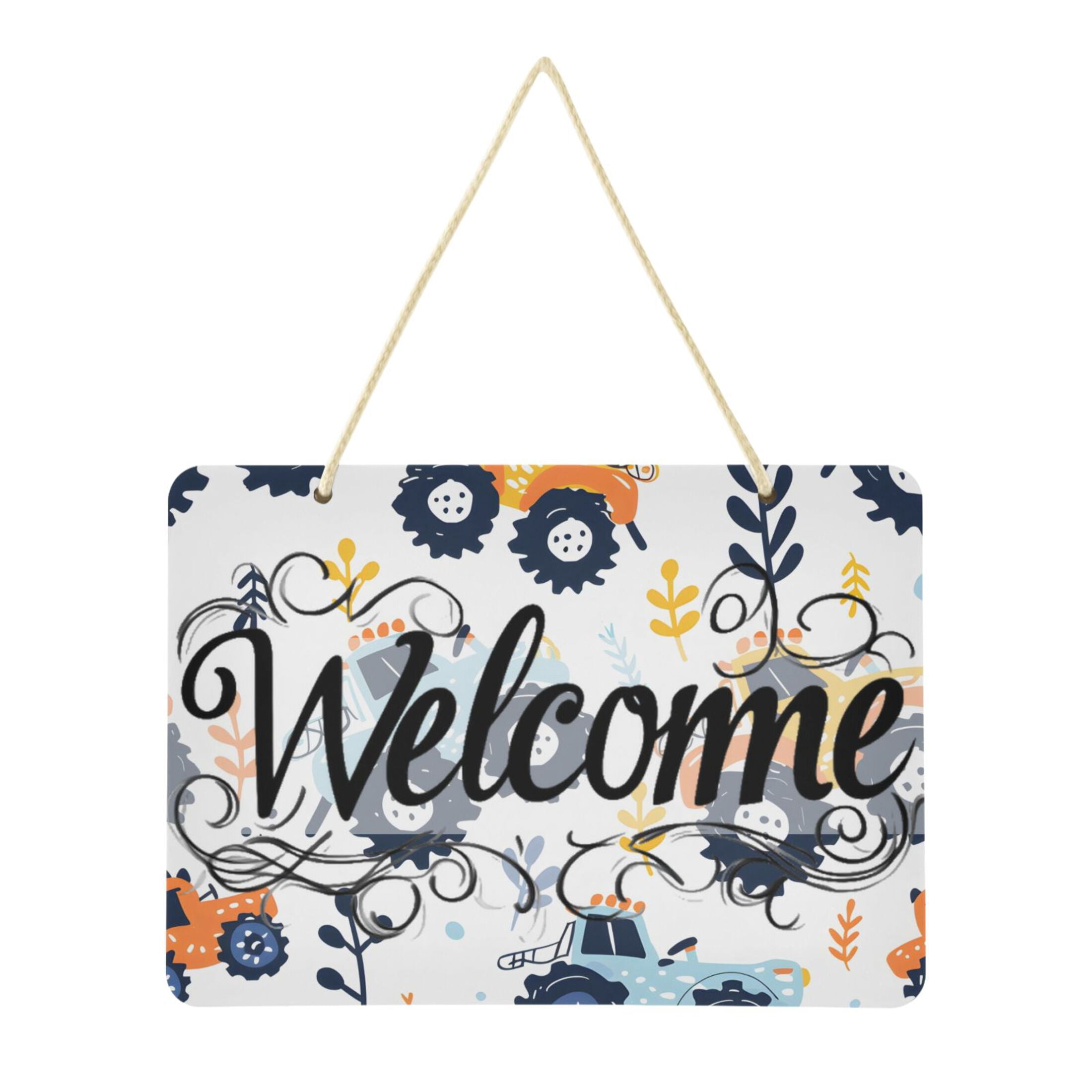 Welcome Sign for Front Door Farmhouse Wall Porch Fall Home Outside ...