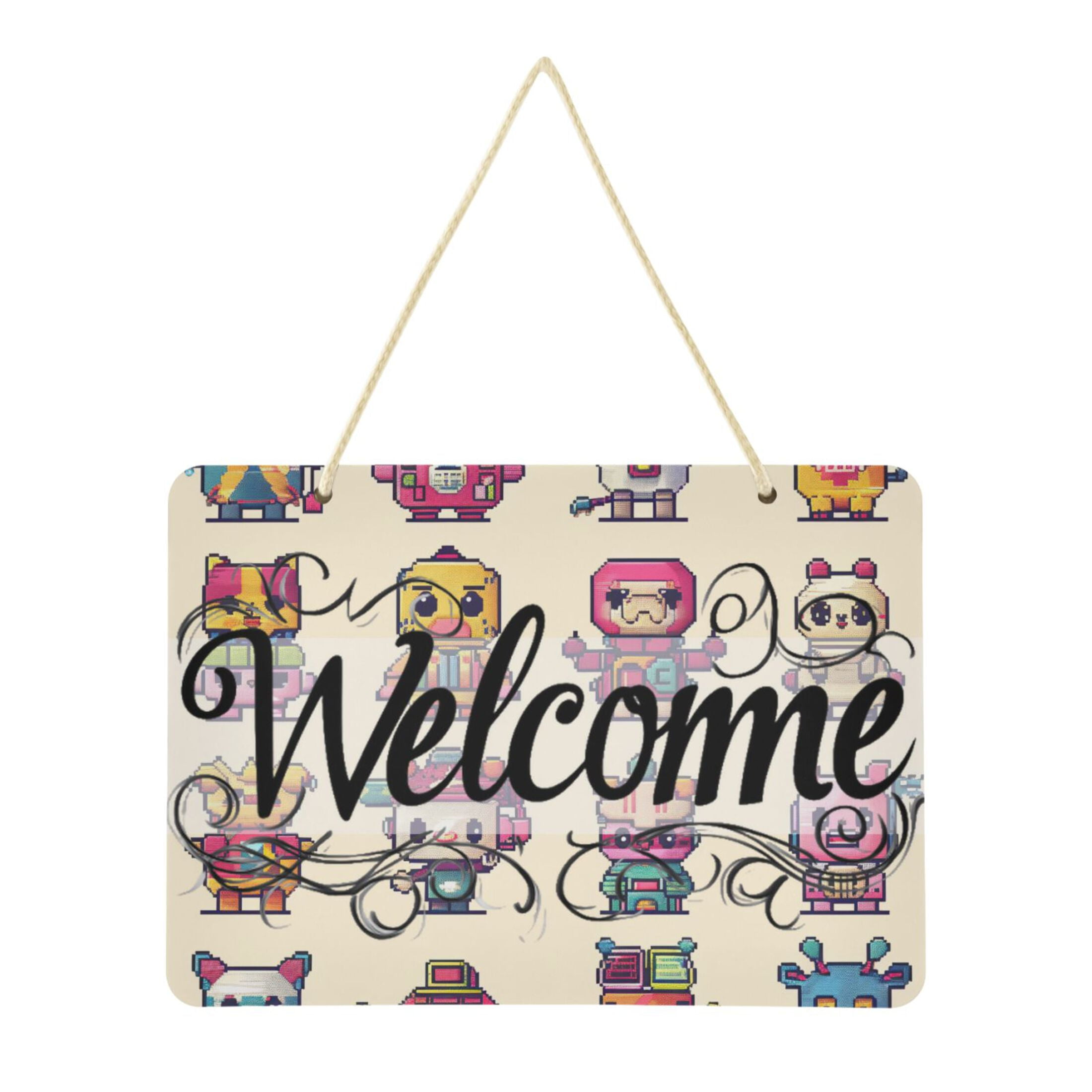 Welcome Sign for Front Door Farmhouse Wall Porch Fall Home Outside ...