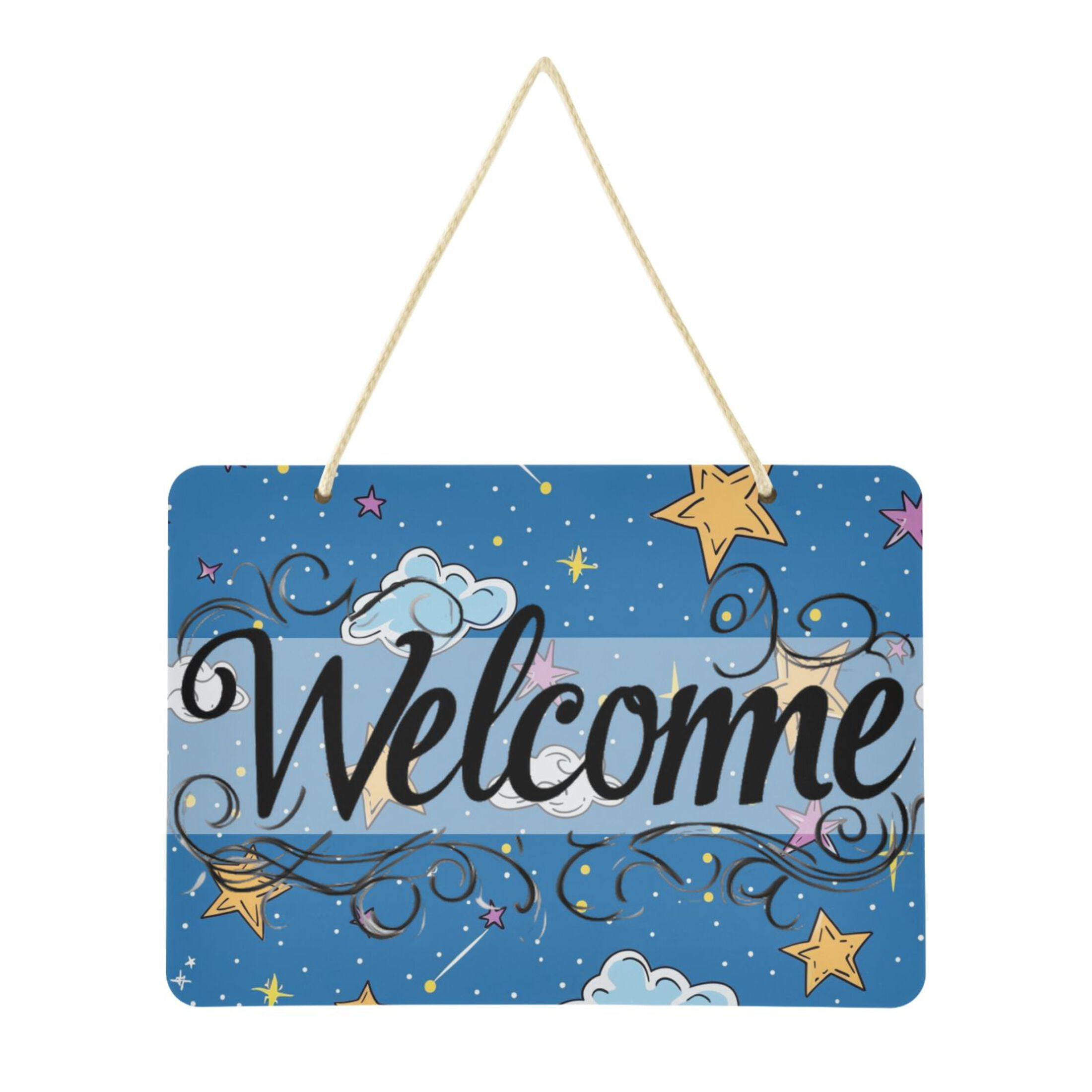 Welcome Sign for Front Door Farmhouse Wall Porch Fall Home Outside ...
