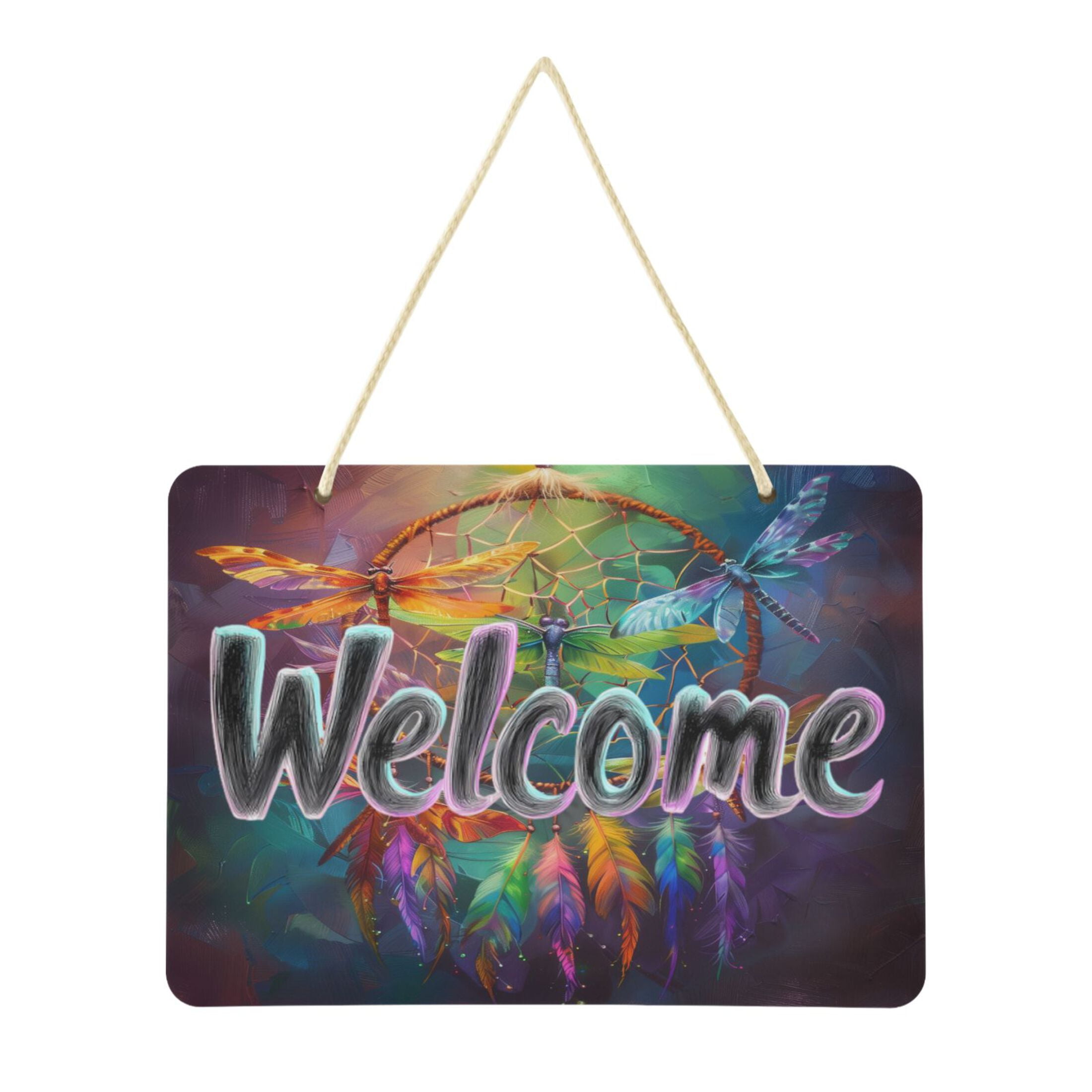 Welcome Sign for Front Door Farmhouse Wall Porch Fall Home Outside ...