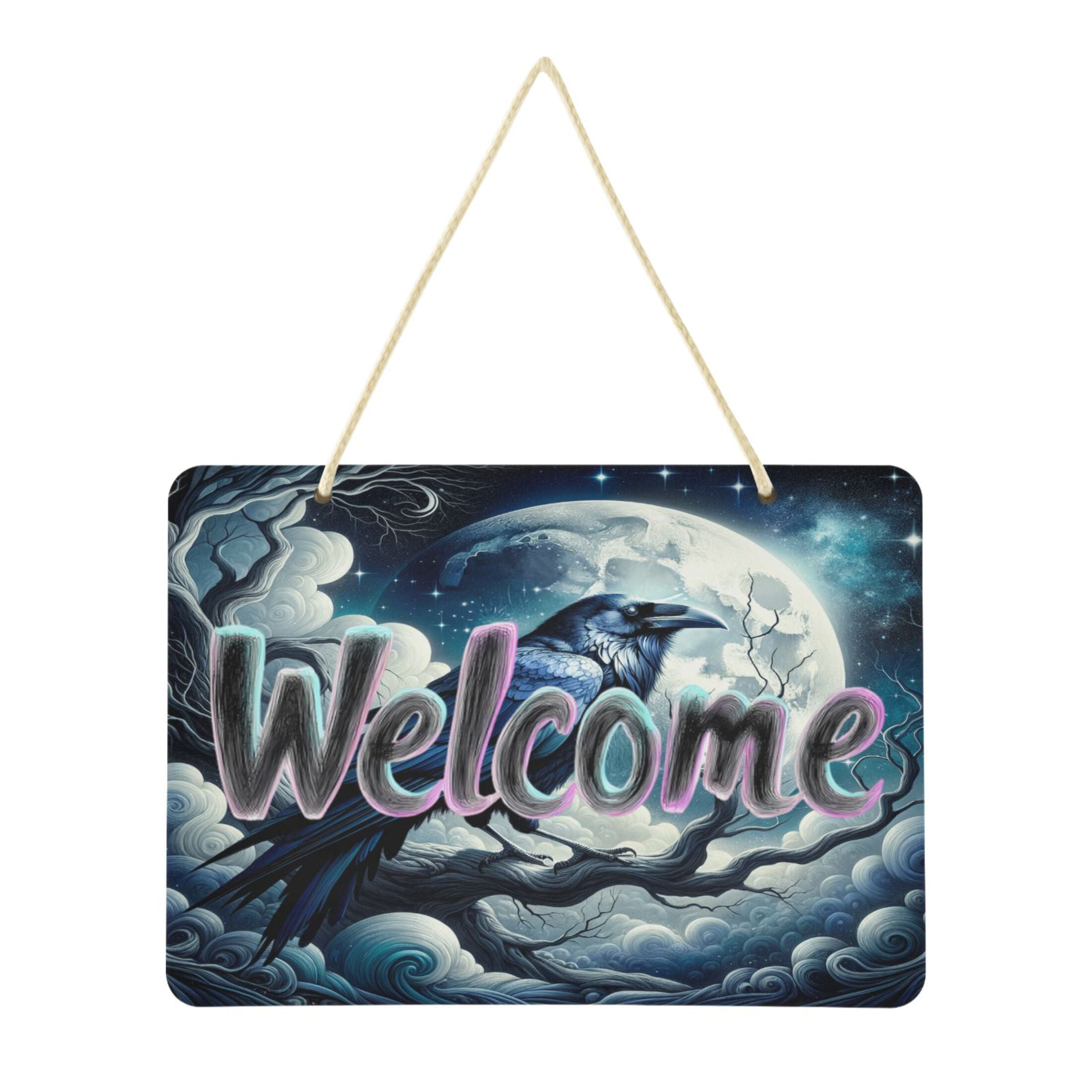 Welcome Sign for Front Door Farmhouse Wall Porch Fall Home Outside ...