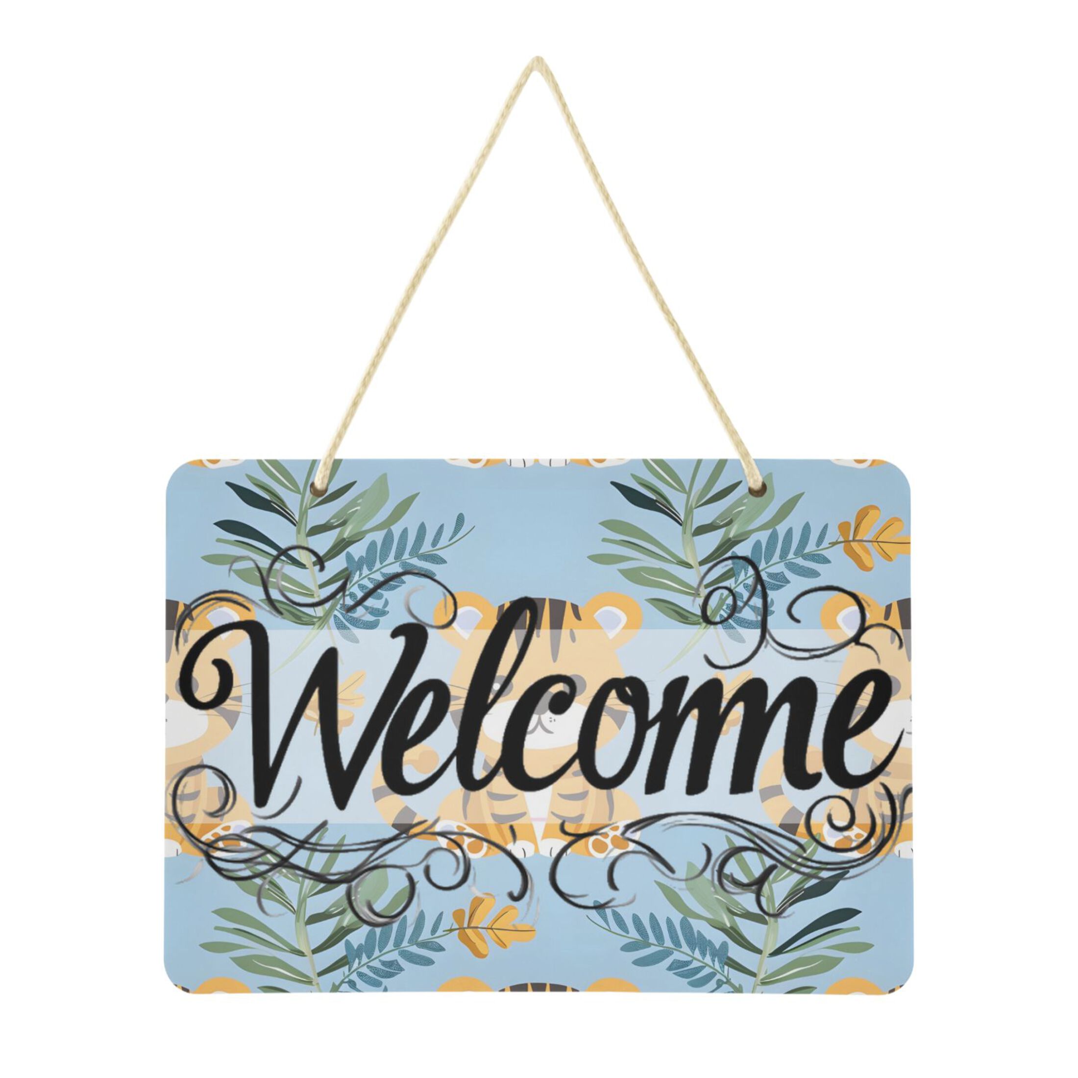 Welcome Sign for Front Door Farmhouse Wall Porch Fall Home Outside ...