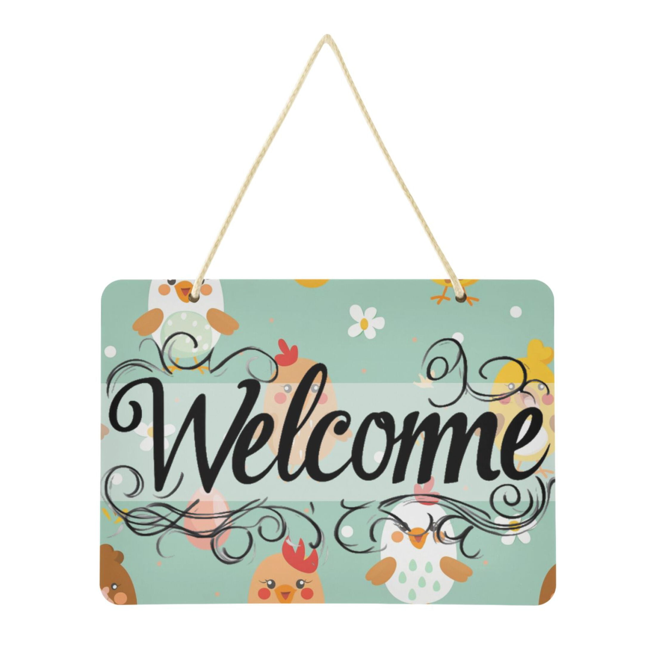 Welcome Sign for Front Door Farmhouse Wall Porch Fall Home Outside ...