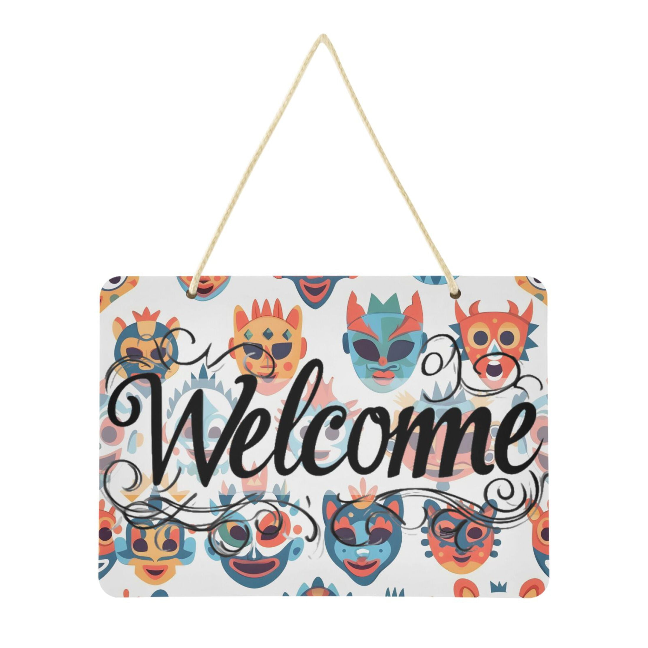 Welcome Sign for Front Door Farmhouse Wall Porch Fall Home Outside ...