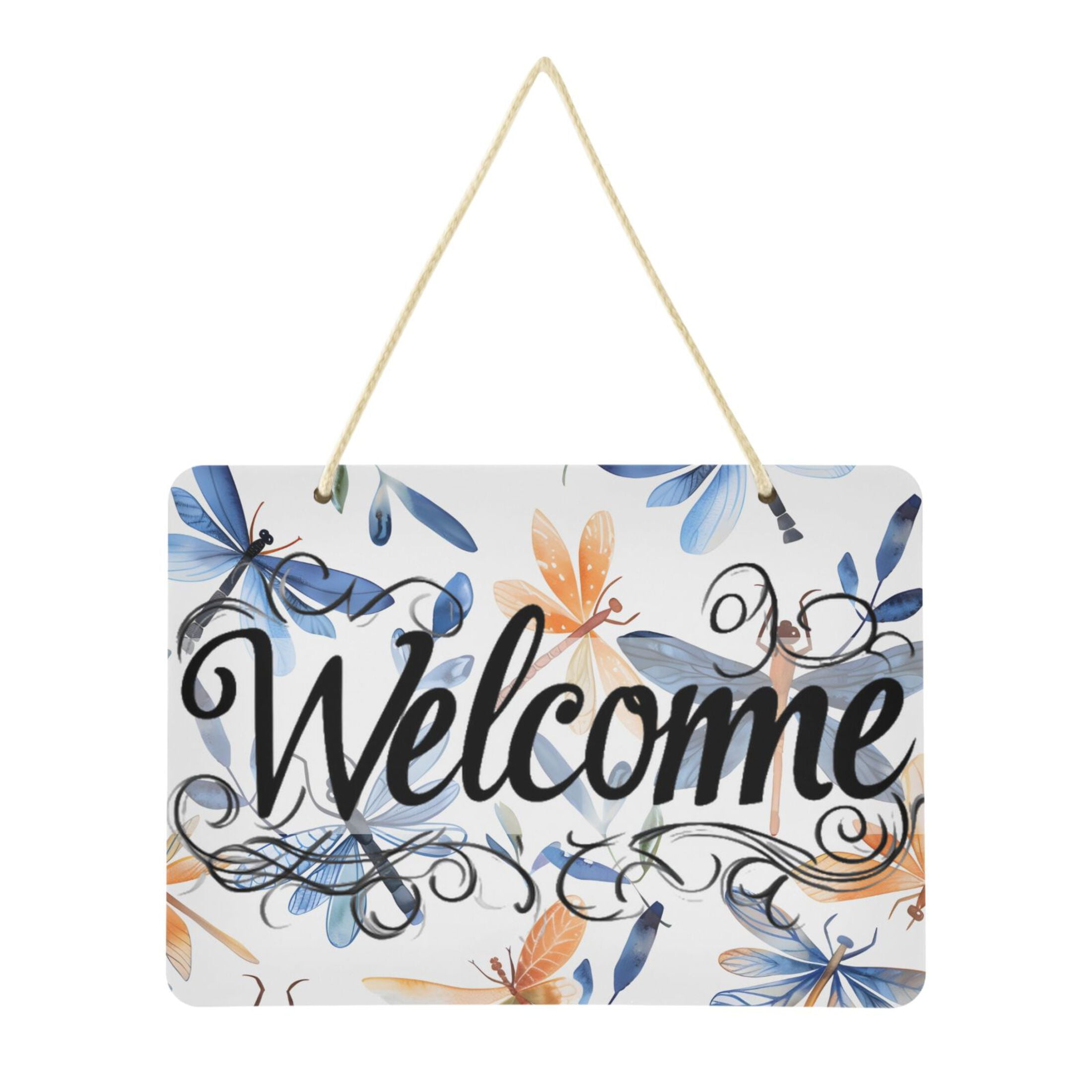 Welcome Sign for Front Door Farmhouse Wall Porch Fall Home Outside ...