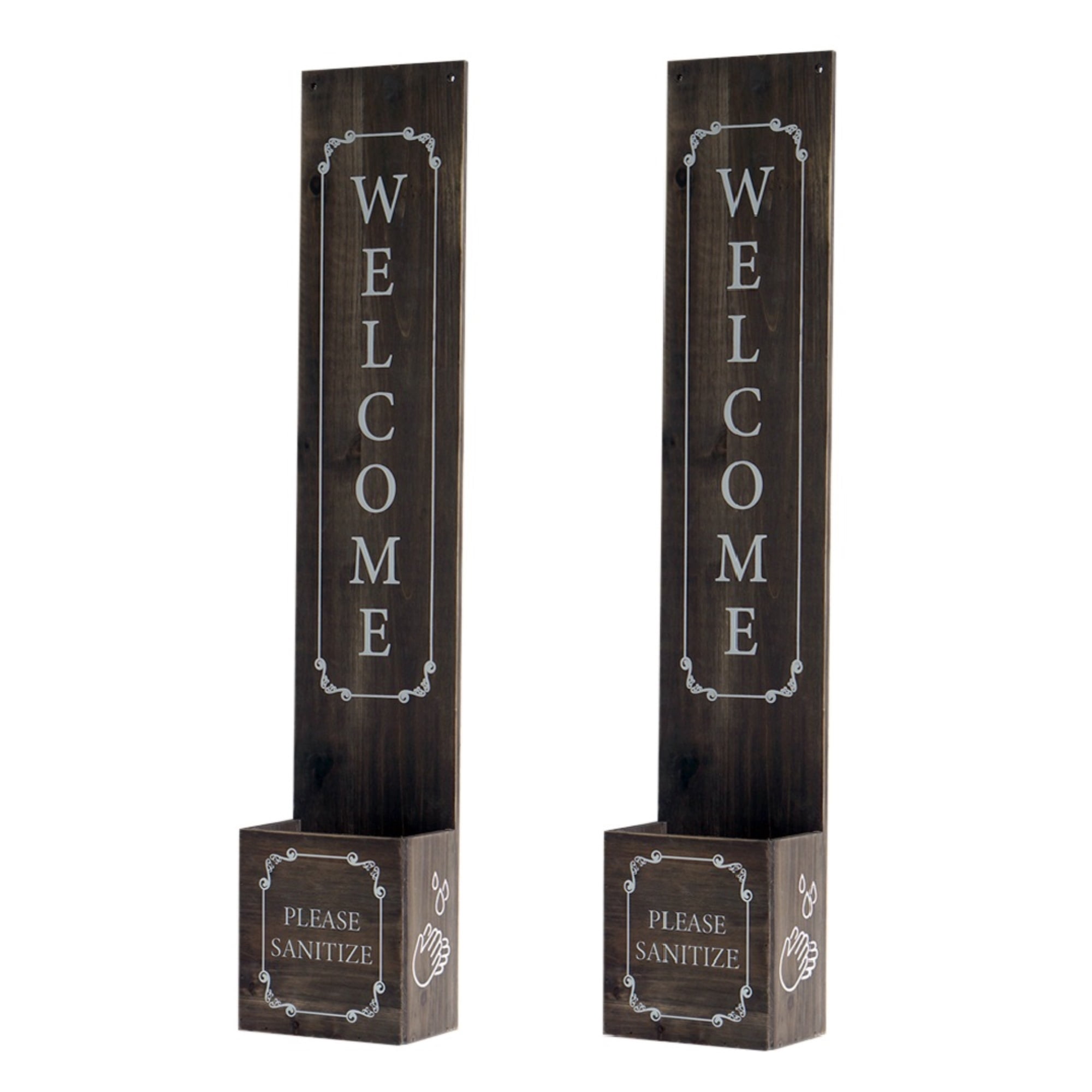 Welcome Signs Hand Sanitizer Dispenser Holder for School Office Salon ...
