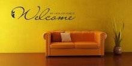 Welcome - Sit Relax Enjoy - Peel & Stick Sticker - Vinyl Wall Decal ...