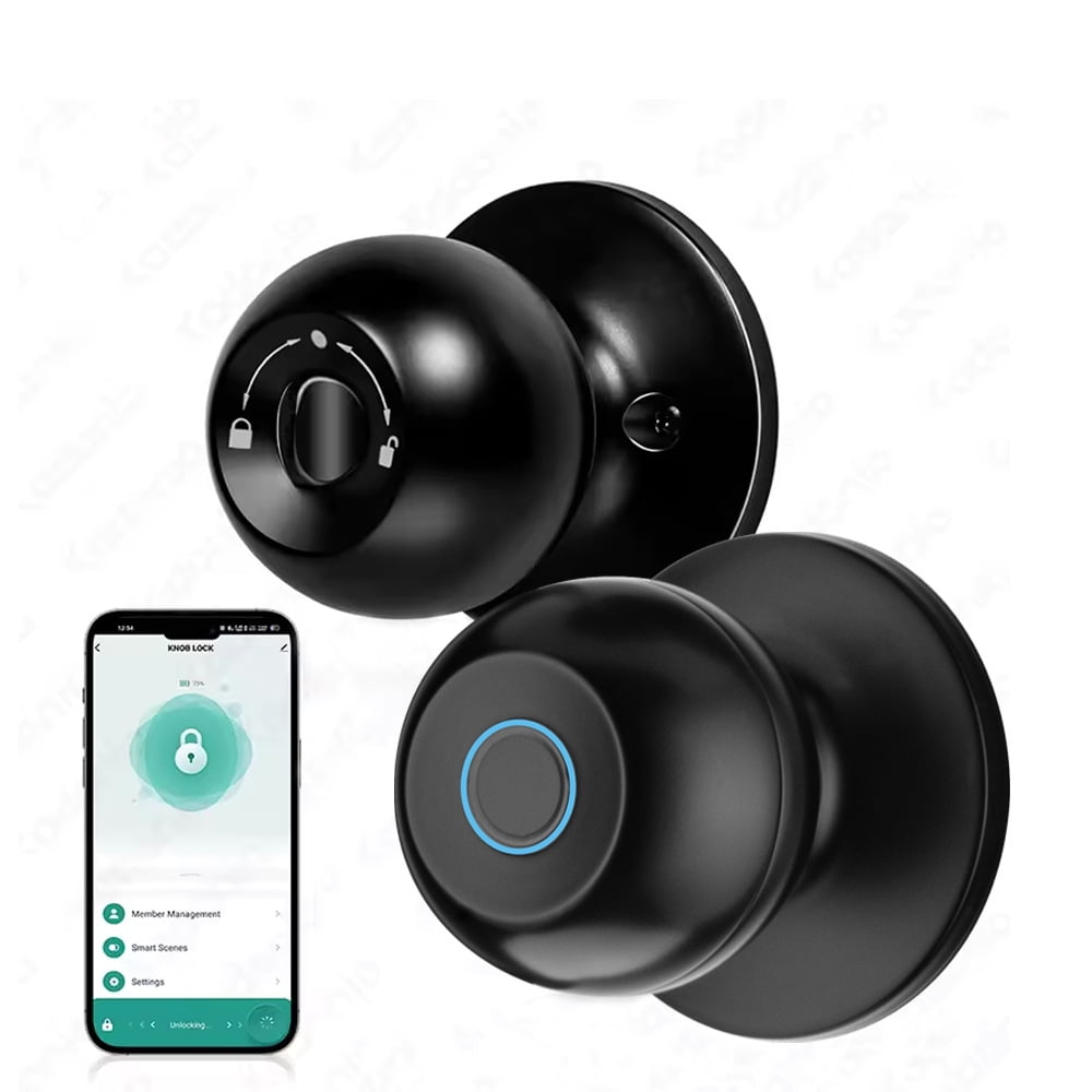 Welcome! Smart Door knob, Fingerprint Smart Lock Biometric Door knob ...