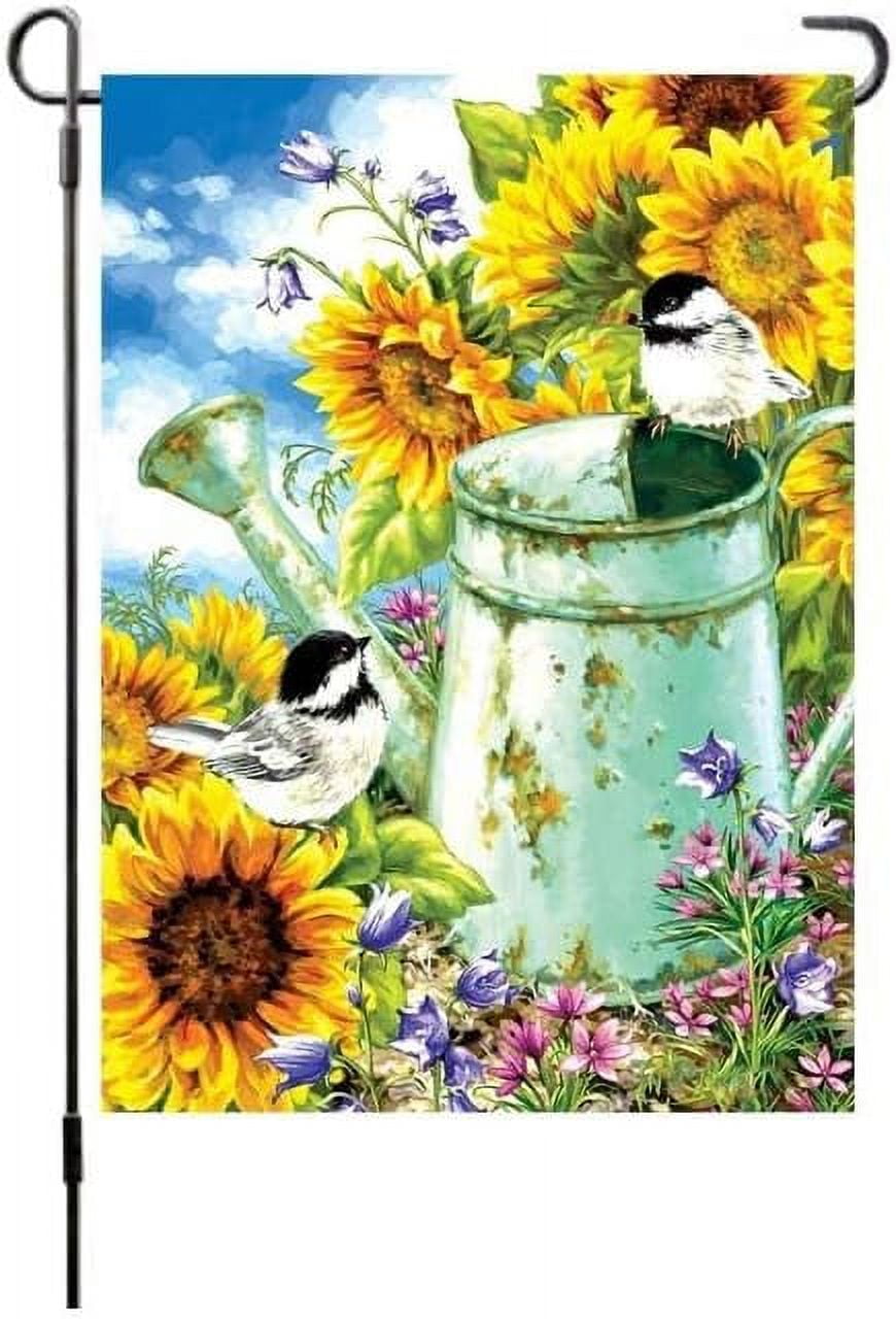 Welcome Spring Flower Garden Flag 12x18 Double Sided Vertical,Home Love ...