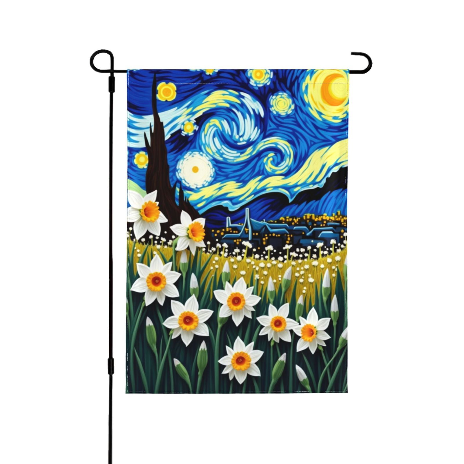 Welcome Spring Garden Flag 12.5x18 Double Sided Vertical, Burlap Small ...