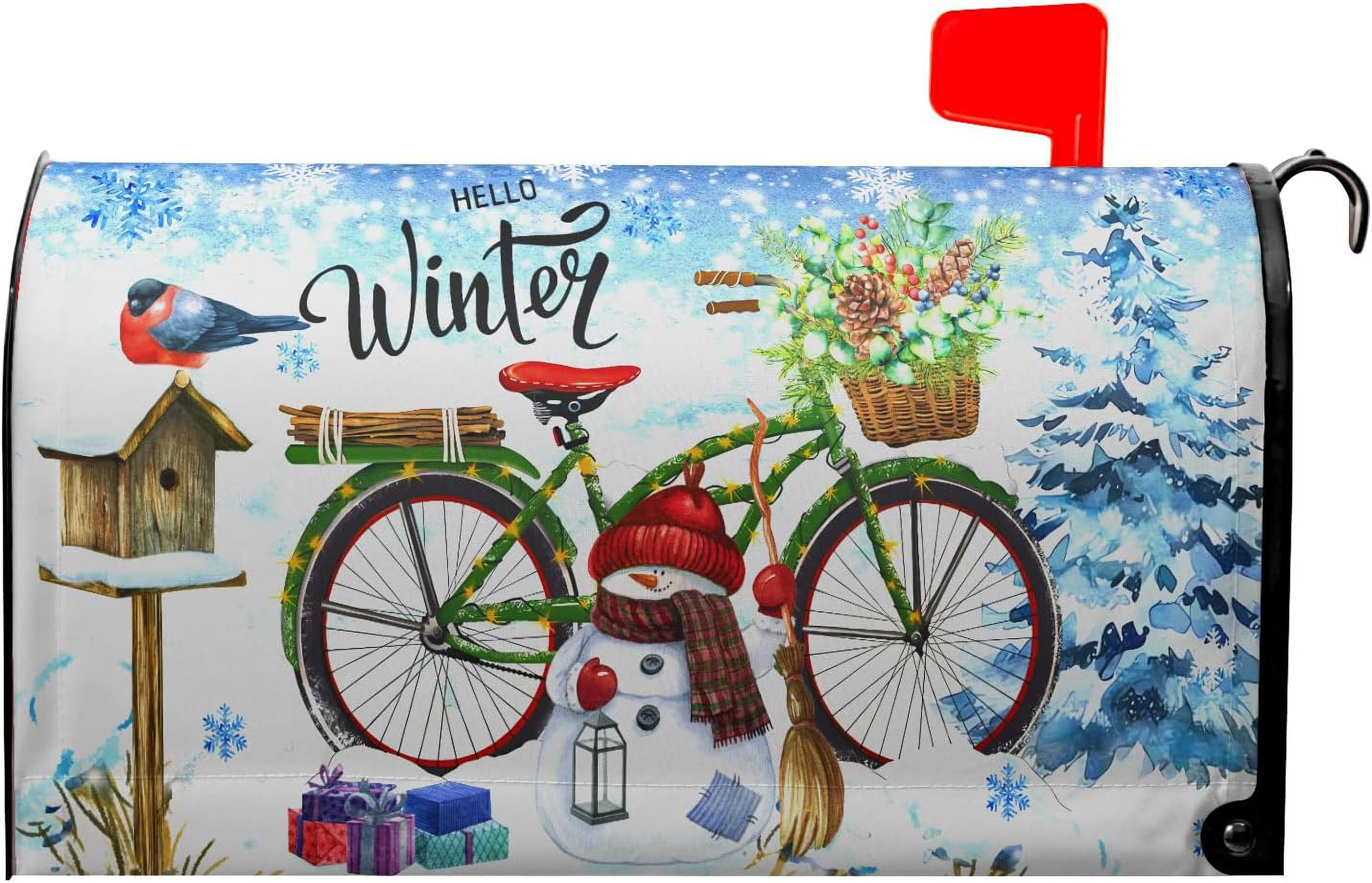 Welcome Spring Magnetic Mailbox Cover Standard Size 21X18 in Spring ...