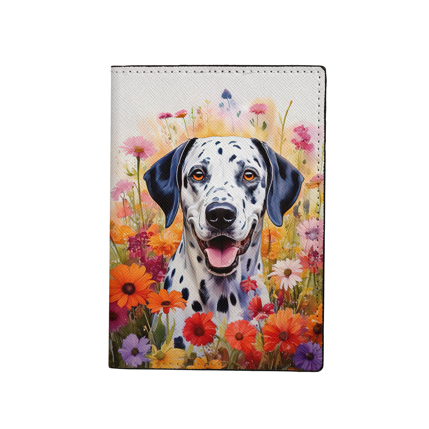 Welcome Spring Summer Dalmatian Portrait Flower Blue Sky Travel ...