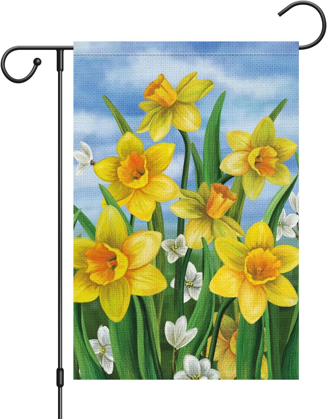 Welcome Spring Summer Garden Flag 12x28 inch Double Sided Vertical ...