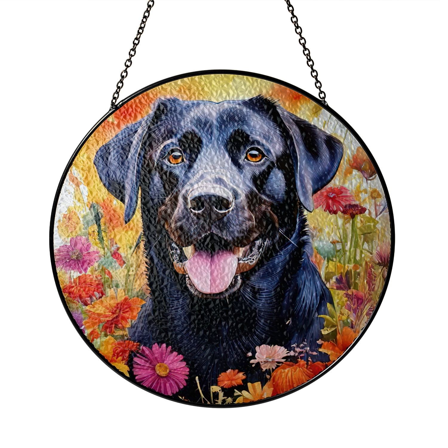 Welcome Spring Summer Labrador Retriever Portrait Flower Blue Sky ...
