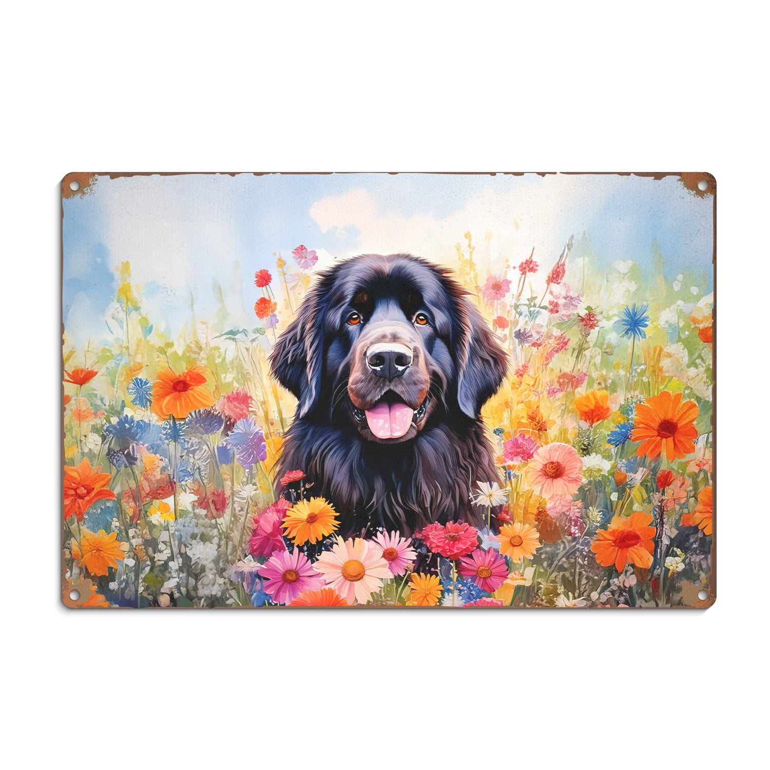 Welcome Spring Summer Newfoundland Portrait Flower Blue Sky Horizontal ...