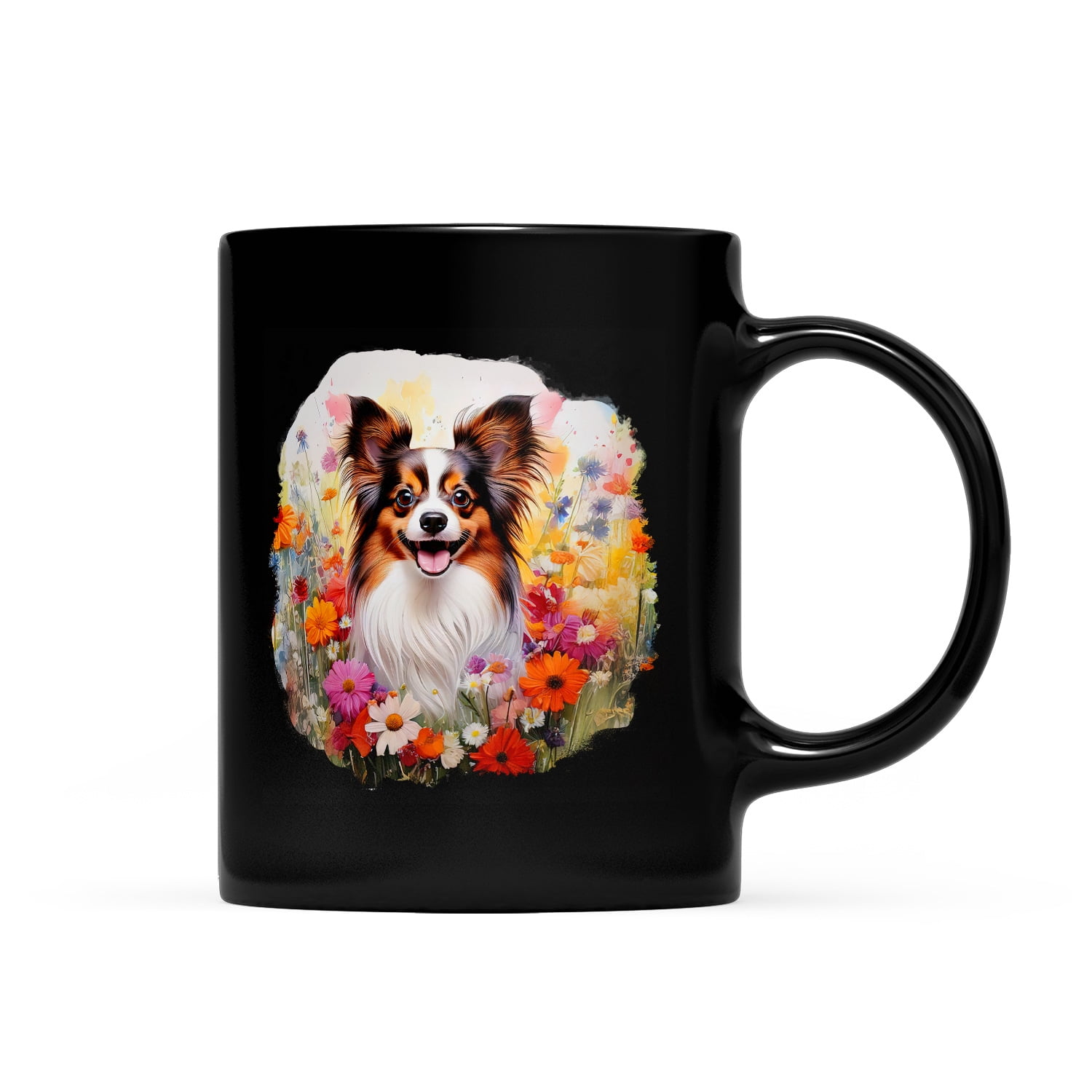 Welcome Spring Summer Papillon Portrait Flower Blue Sky Mug Pap ...