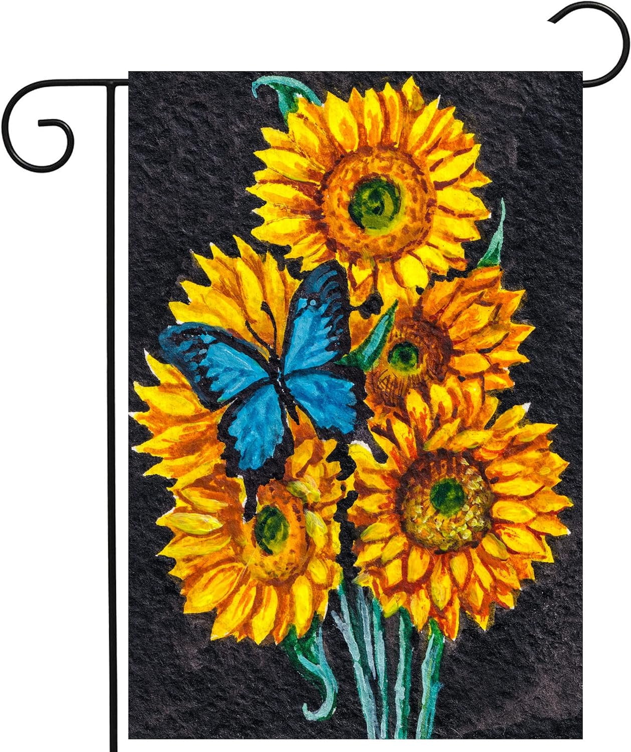 Welcome Spring Sunflowers and Butterflies Garden Yard Flag 12 x 18 Inch ...