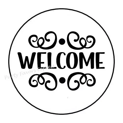 Welcome Sticker Party Favors Sticker Envelope Seals Labels Stickers ...