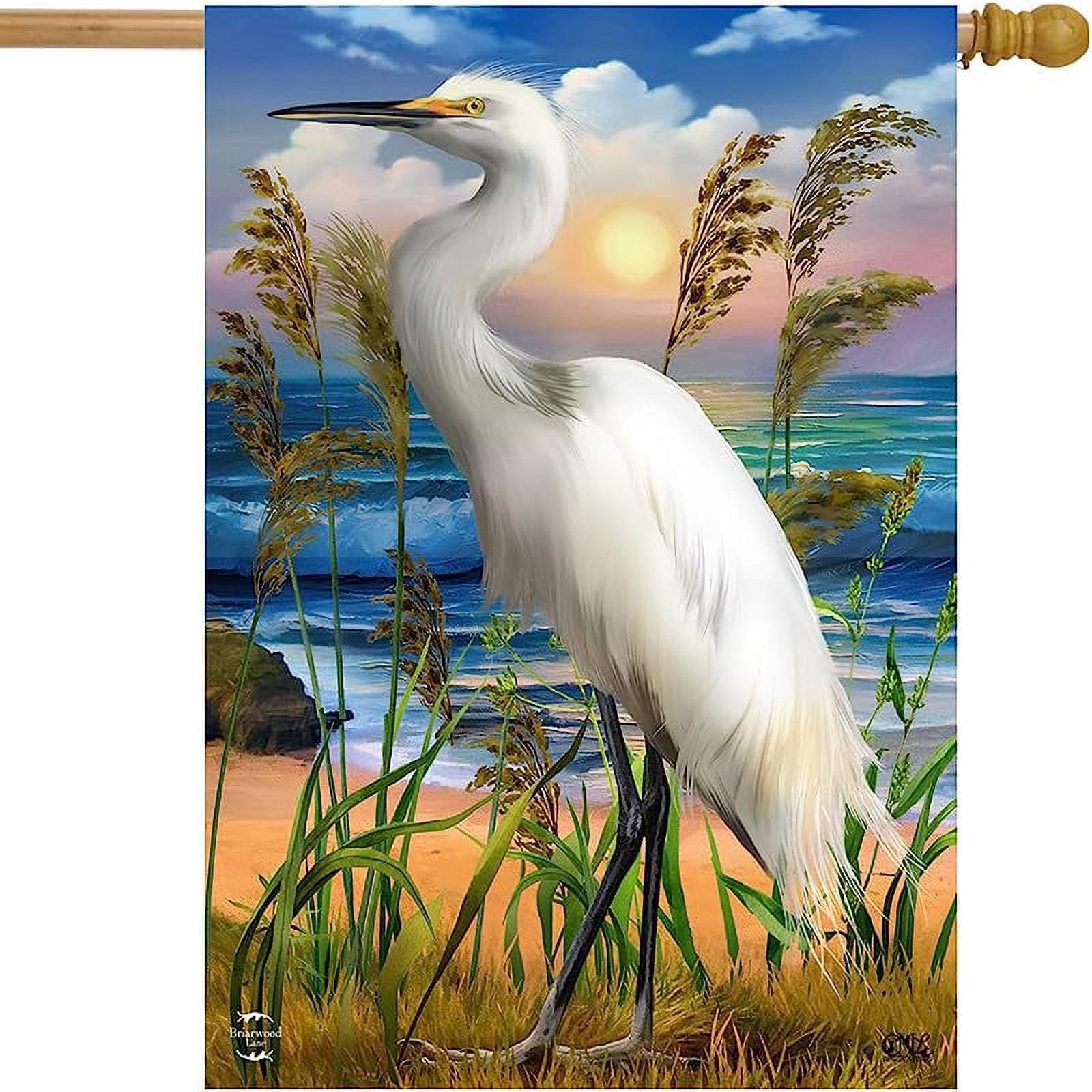 Welcome Summer Beach Coastal Nautical House Flag Double Sided, Ocean ...