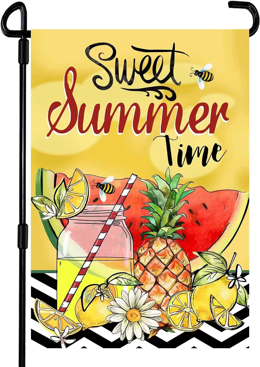 Welcome Summer Flag,12.5 x 18 Inch Welcome Summer Garden Flags Double ...