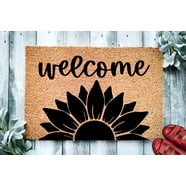 Storm Stopper All Weather Welcome With Sunflowers Indoor/Outdoor ...