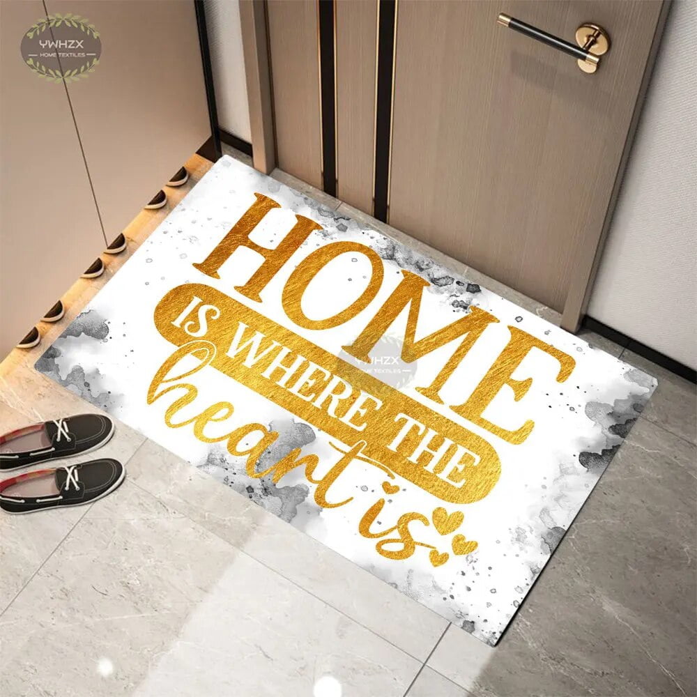 Welcome Sweet Home Entrance Door Modern Anti-slip Floor Mats Kitchen ...