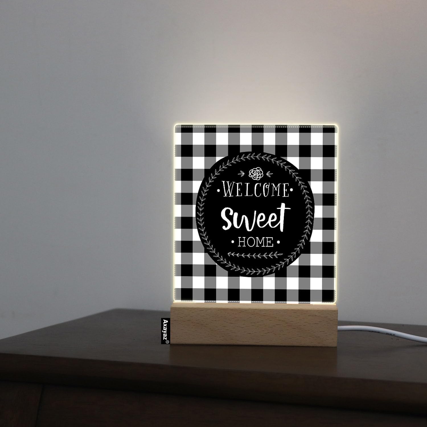 Buffalo Check Lamp