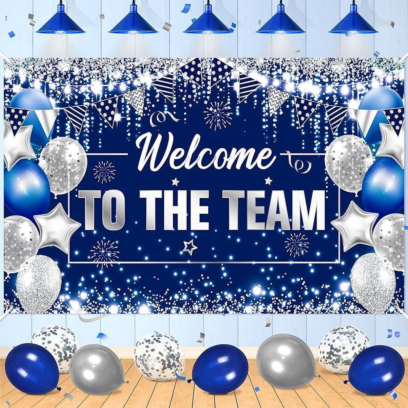 Welcome to The Team Banner Decorations Welcome Banner for Office New ...