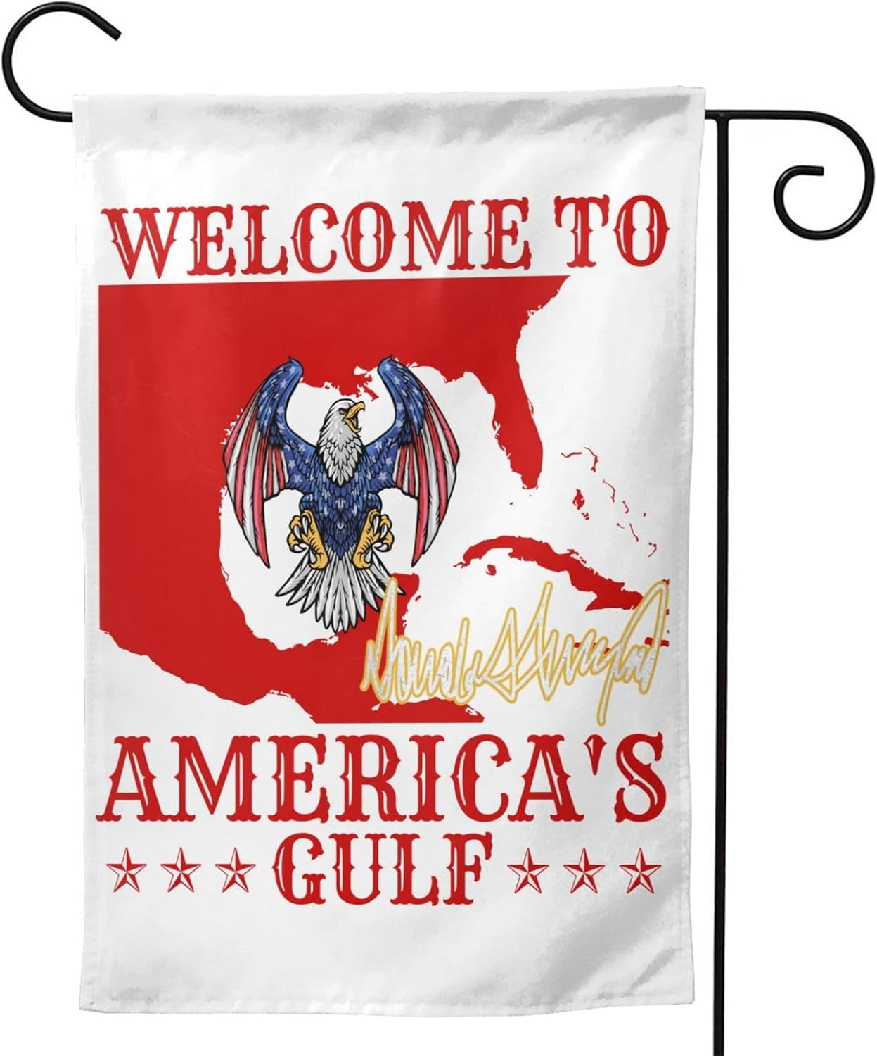 Welcome To A-meri-ca'S Gulf Garden FLag Gulf Of U-s-a 2025 Me-xico A ...