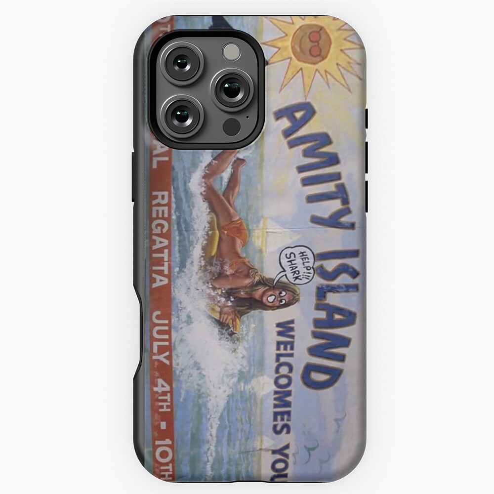 Welcome To Amity Island Jaws Phone Case for iPhone 16 15 14 13 12 11 ...