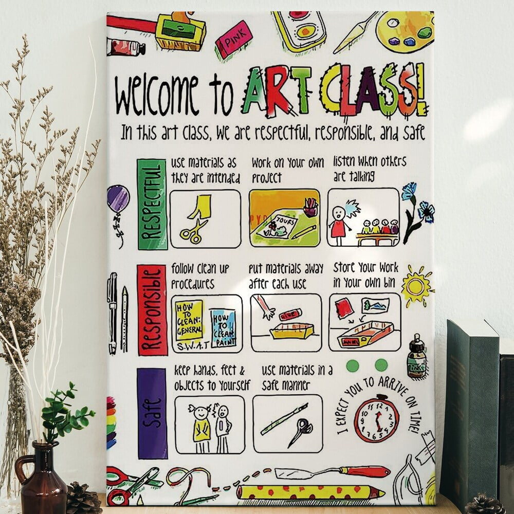 Welcome To Art Class, In This Class, We Are Respectful, Responsible ...