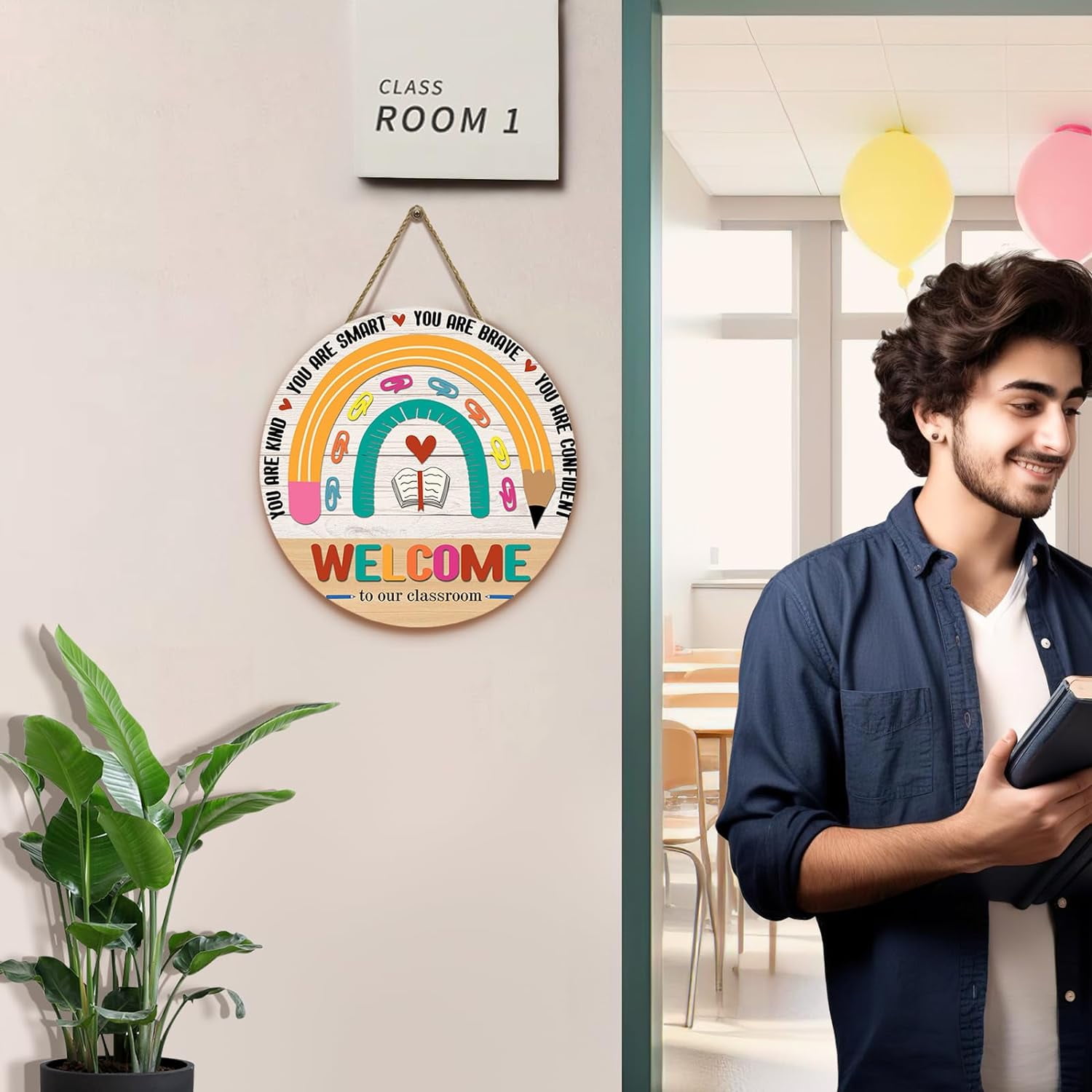 Welcome To Classroom Sign Welcome Our Classroom Sign Front Door Welcome ...