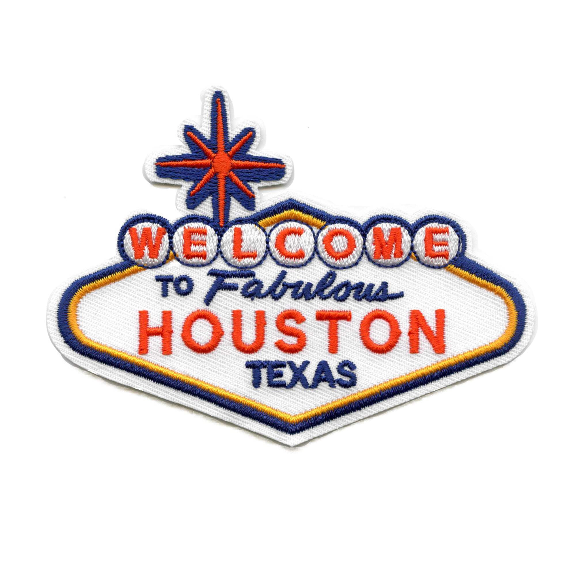 Welcome To Fabulous Houston Patch State Texas Parody Embroidered Iron On - Walmart.com
