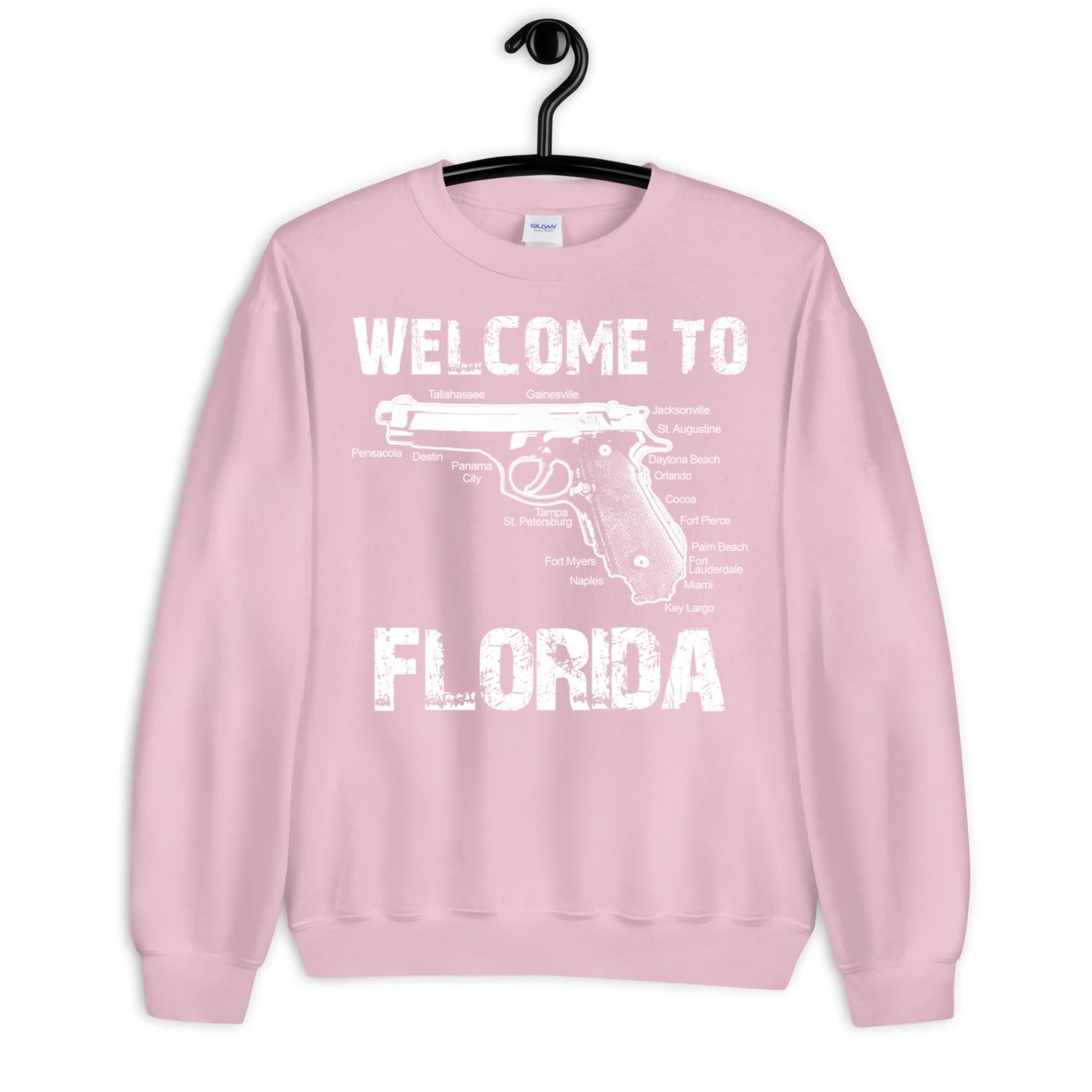 Welcome To Florida Pro Rights Florida Map Men's Shirt-TH30625 - Walmart.com