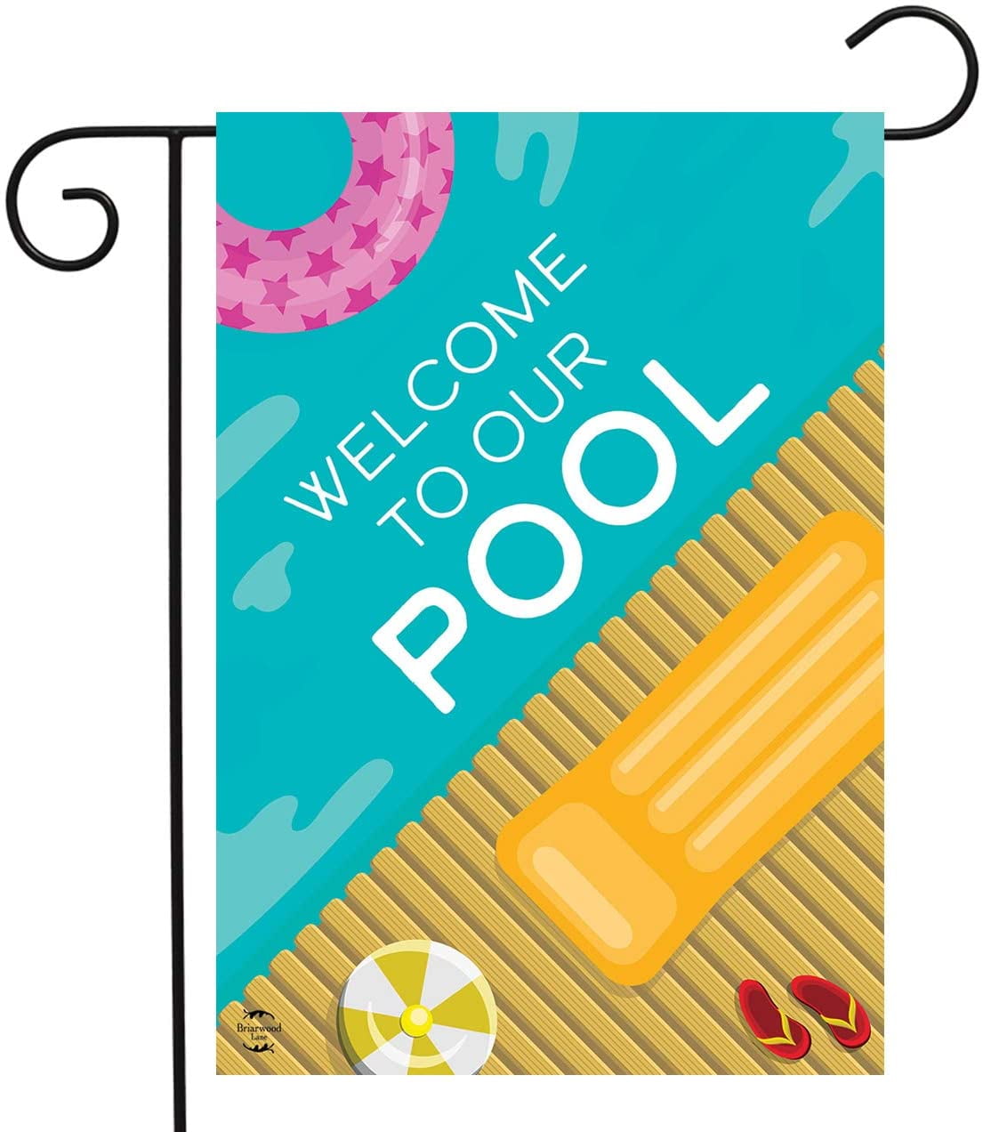 Welcome To Our Pool Summer Garden Flag Nautical Floats - Walmart.com