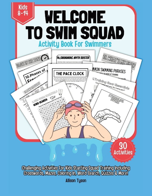 Water Skills Workbooks Welcome To Squad Activity Book For Swimmers And ...