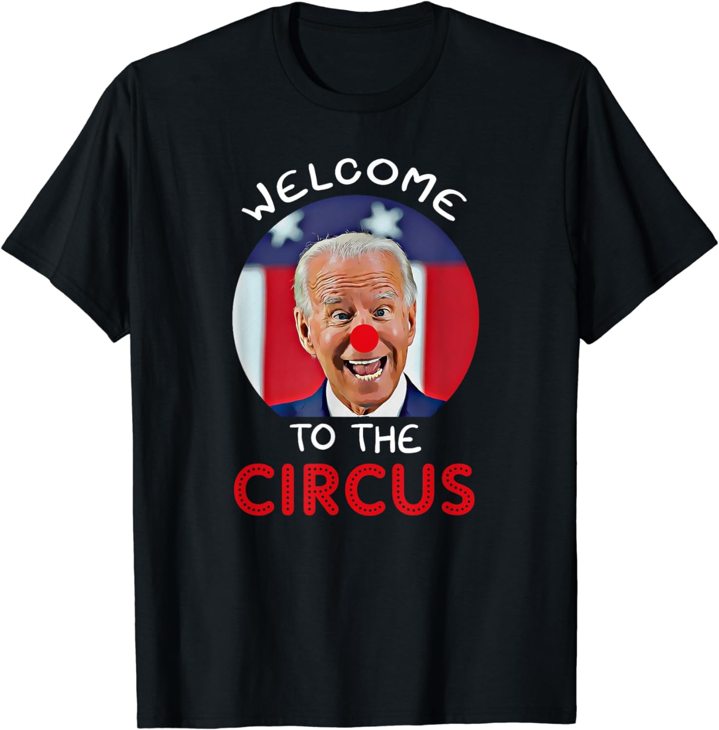 Welcome To The Circus Funny Cross-Eyed Clown T-Shirt - Walmart.com