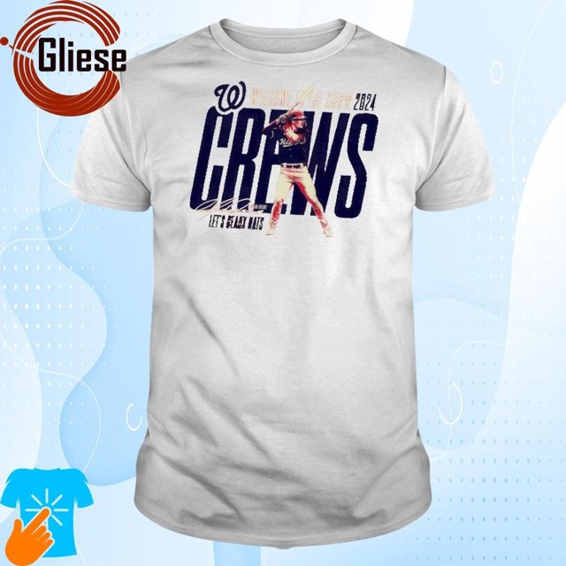 Welcome To The Show 2024 Crews Let's Geaux Nats T-shirt - Walmart.com