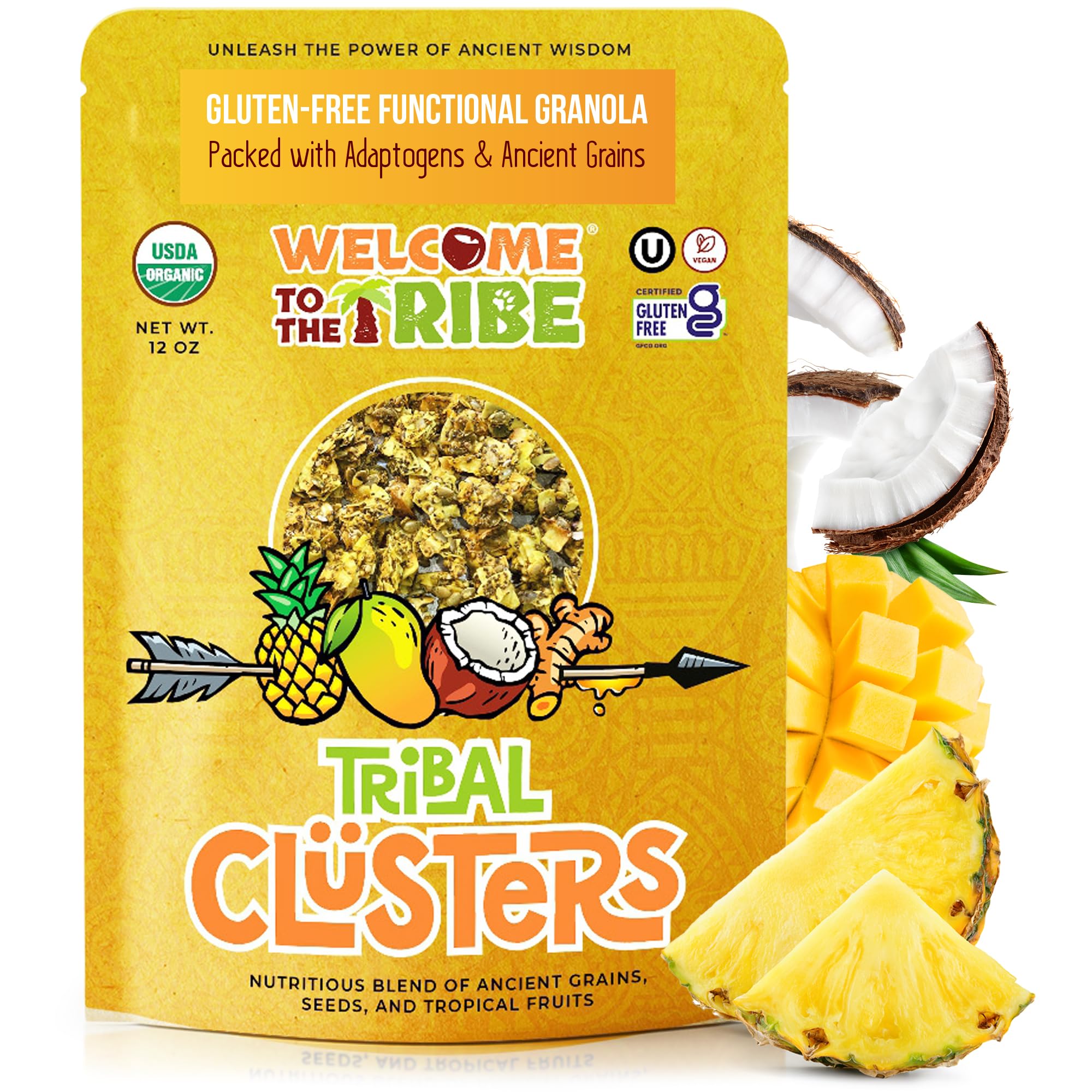 Welcome to the Tribe SAF21 Organic & Functional Tribal Clusters 12 oz ...