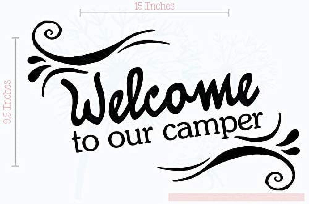 Welcome Vinyl Letters RV Wall Decor Stickers Quote Camper Art Decals ...