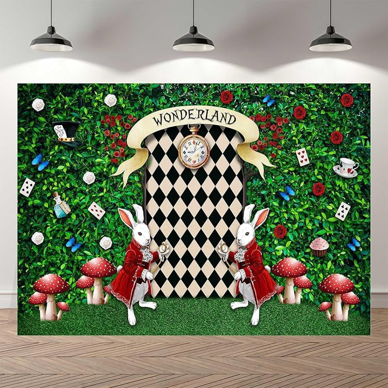 Welcome to Wonderland Enchanted Tea Party Photography Backdrop Kids ...