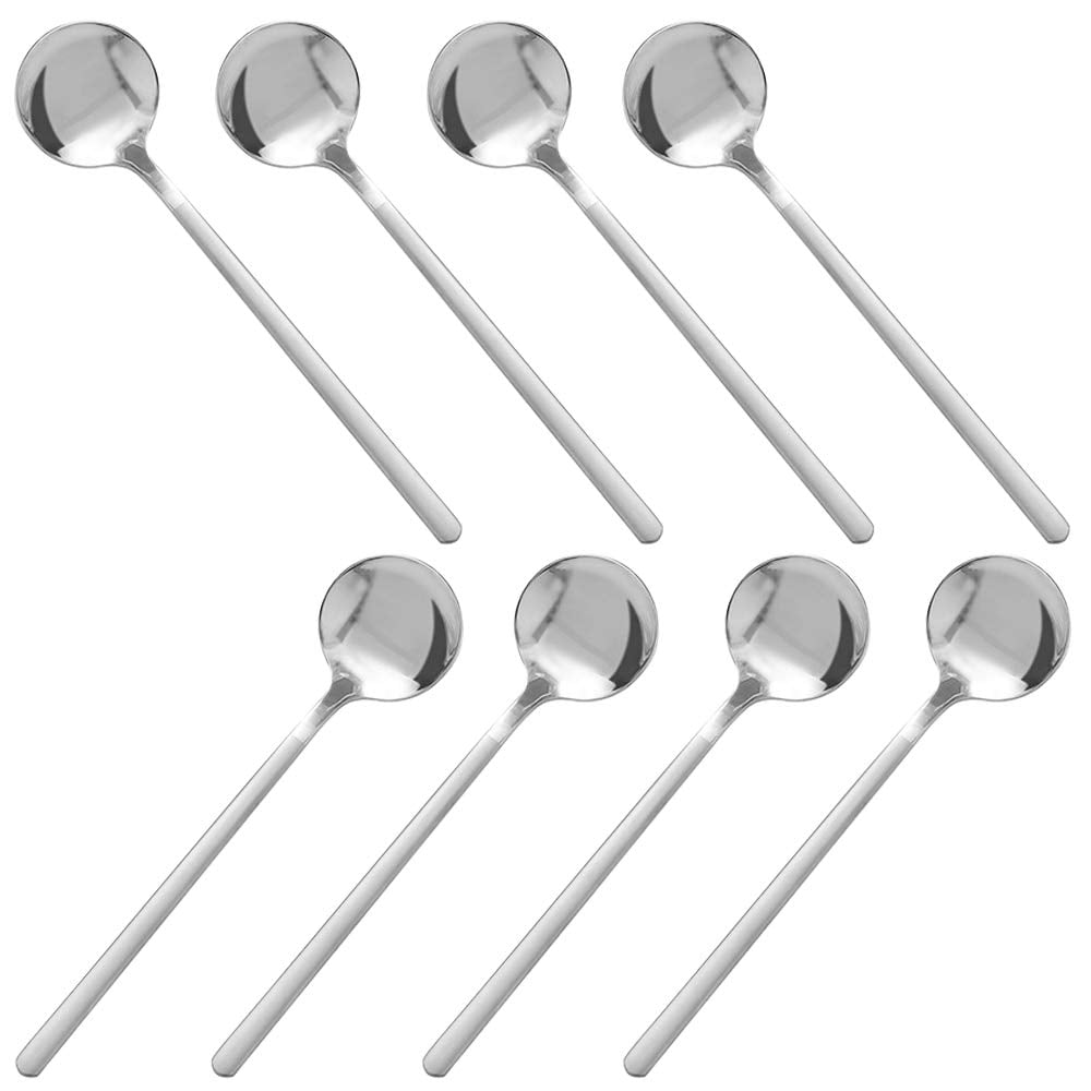 Welcome to my boutique Pack of 8, Stainless Steel Espresso Spoons, findTop Mini Teaspoons Set ...