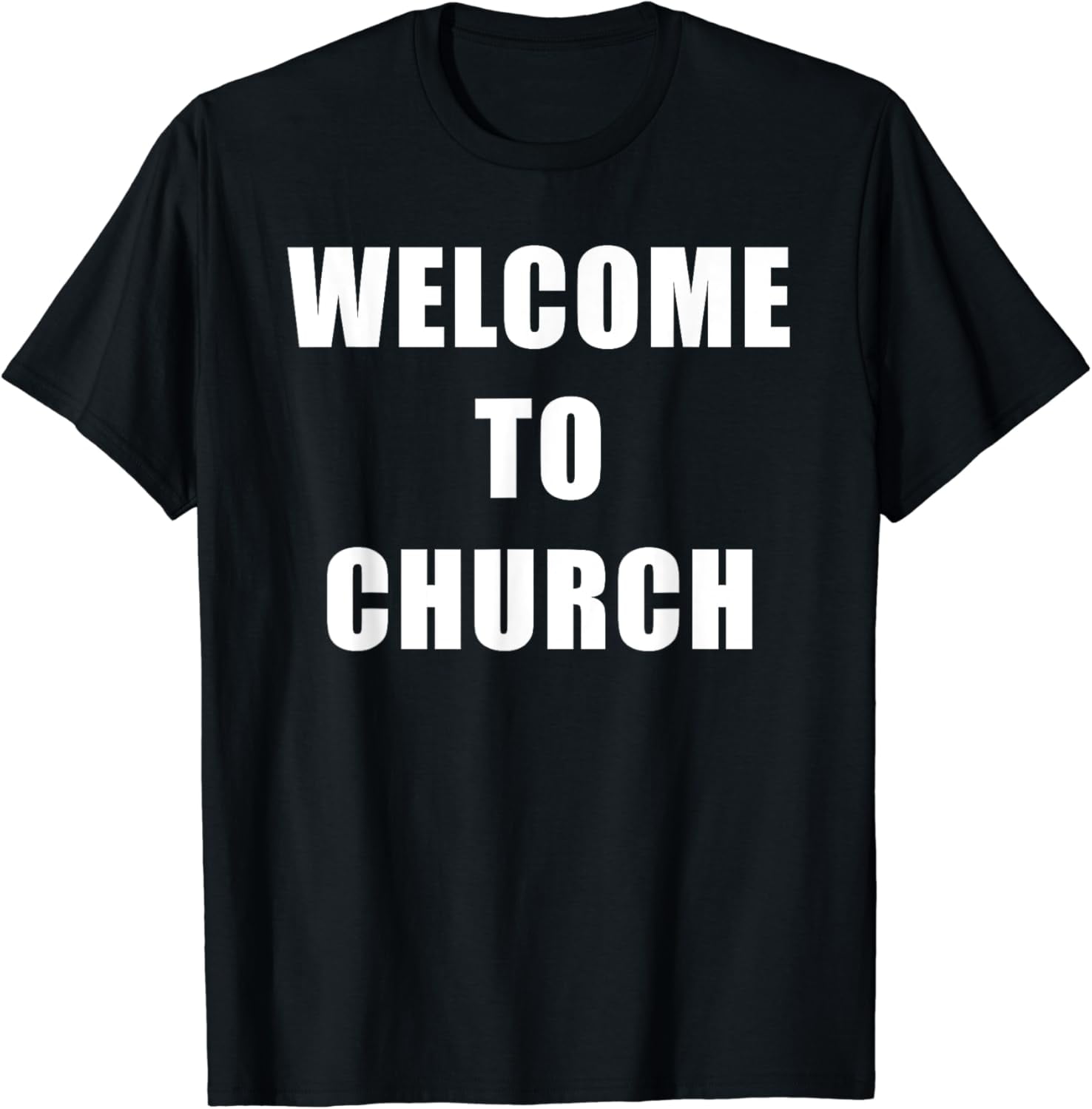 Welcome to Church – Christian Staff & Hospitality Uniform T-Shirt ...