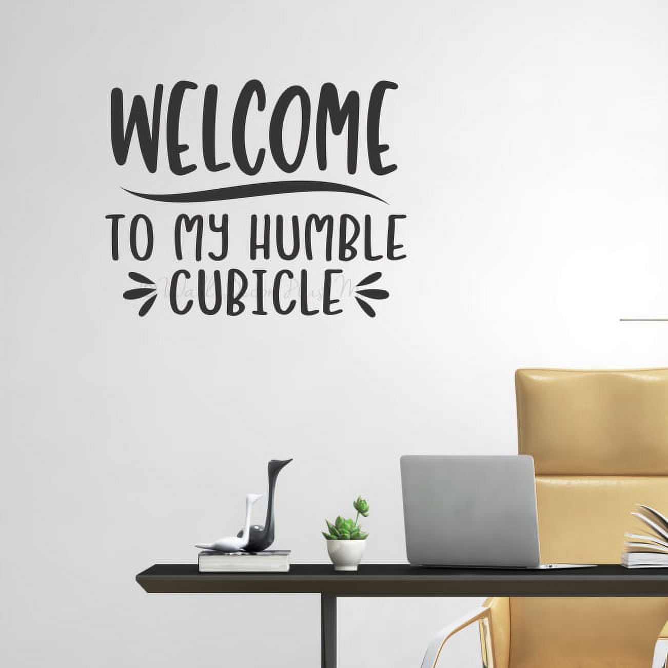 Welcome to Humble Cubicle Office Wall Decor Sticker Decal Workspace ...