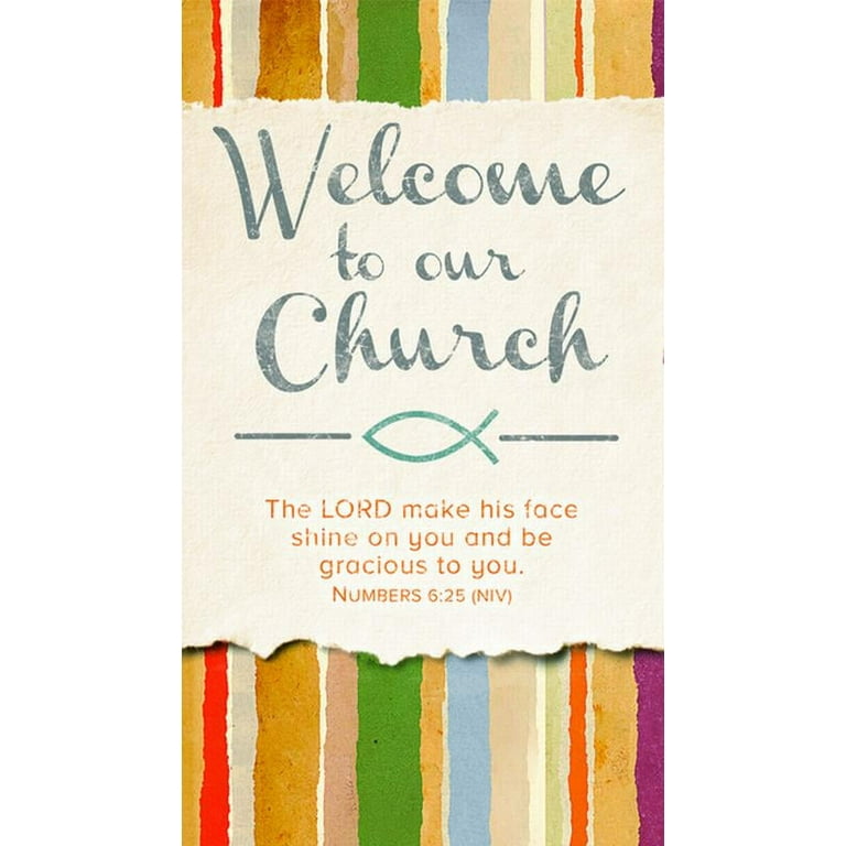 Welcome Visitors Our Church Greetings Editable Church Visitor Cards